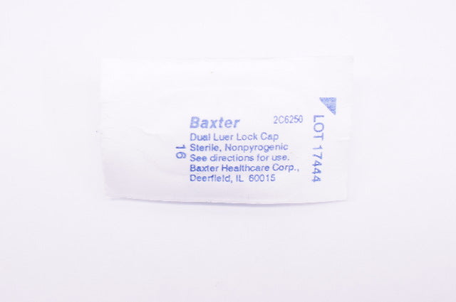 Baxter 2C6250 Dual Luer Lock Cap