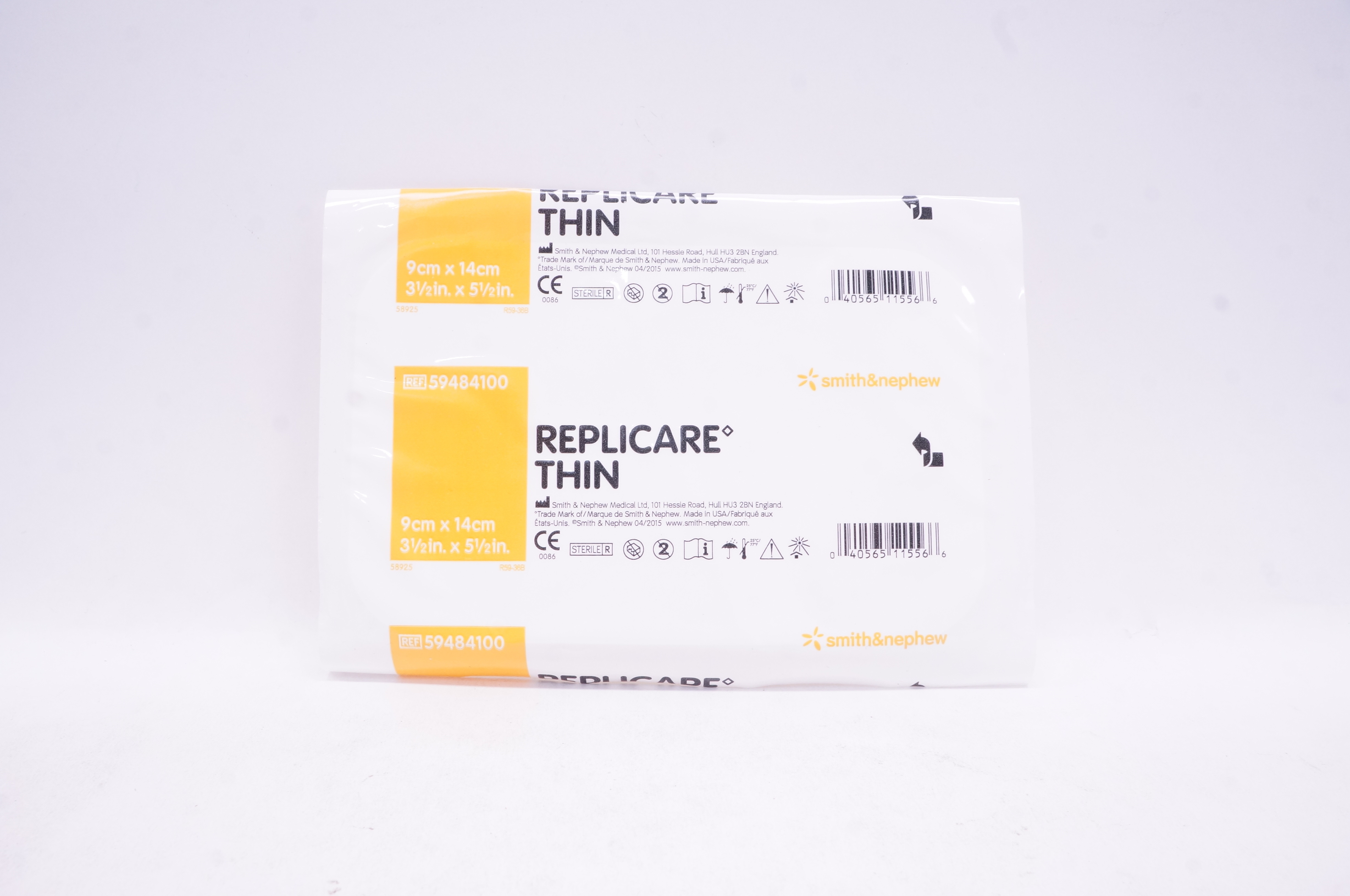 Smith&Nephew 59484100 Replicare Thin hydrocolloid Wound Dressing 3-1/2 ...