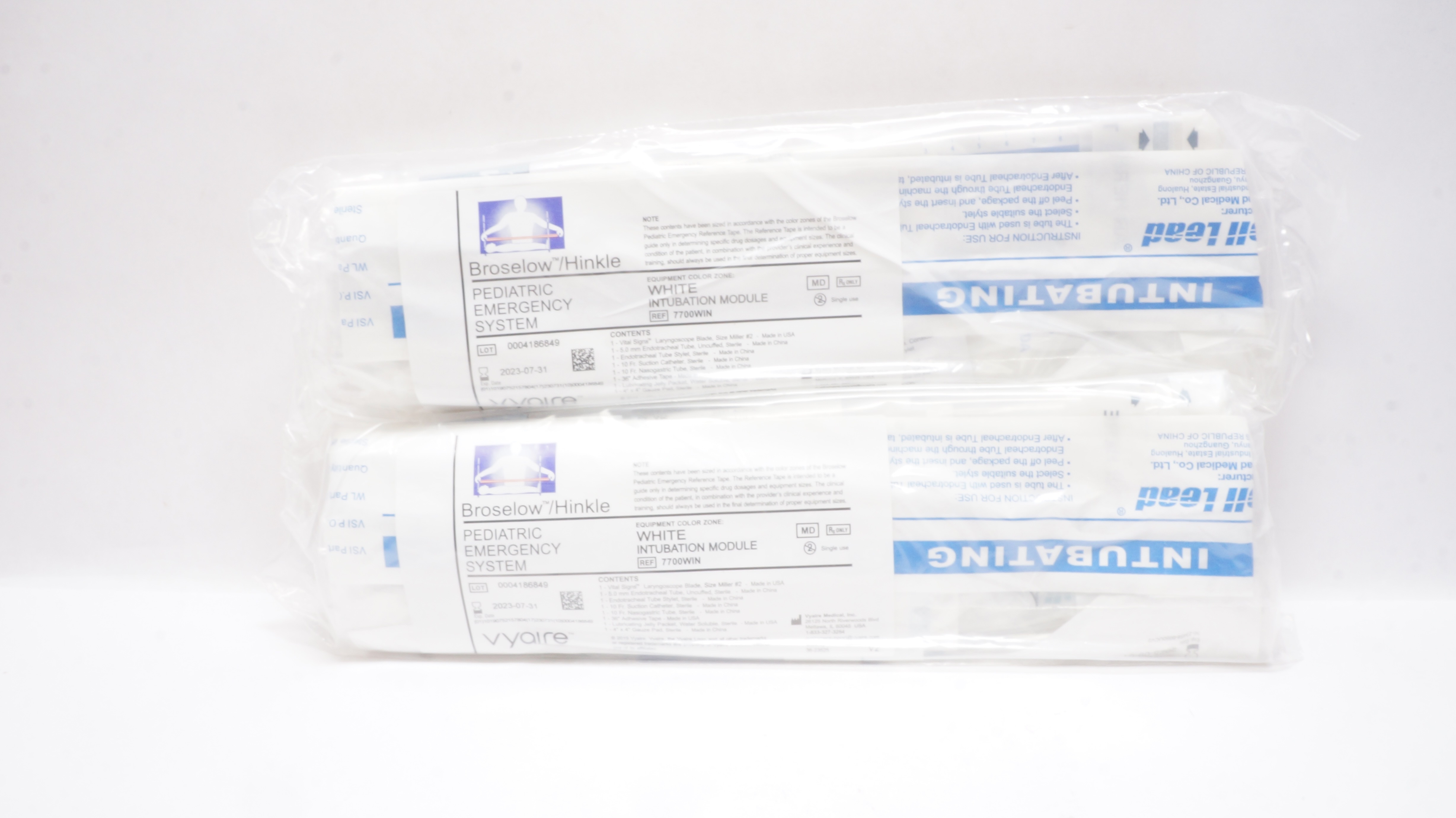 Vyaire 7700WIN Broselow/Hinkle Pediatric Emergency System, Intubation ...