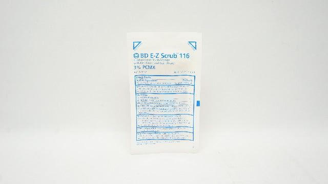 BD 371163 EZ Scrub 116 Surgical Scrub Brush/Sponge with 3% PCMX