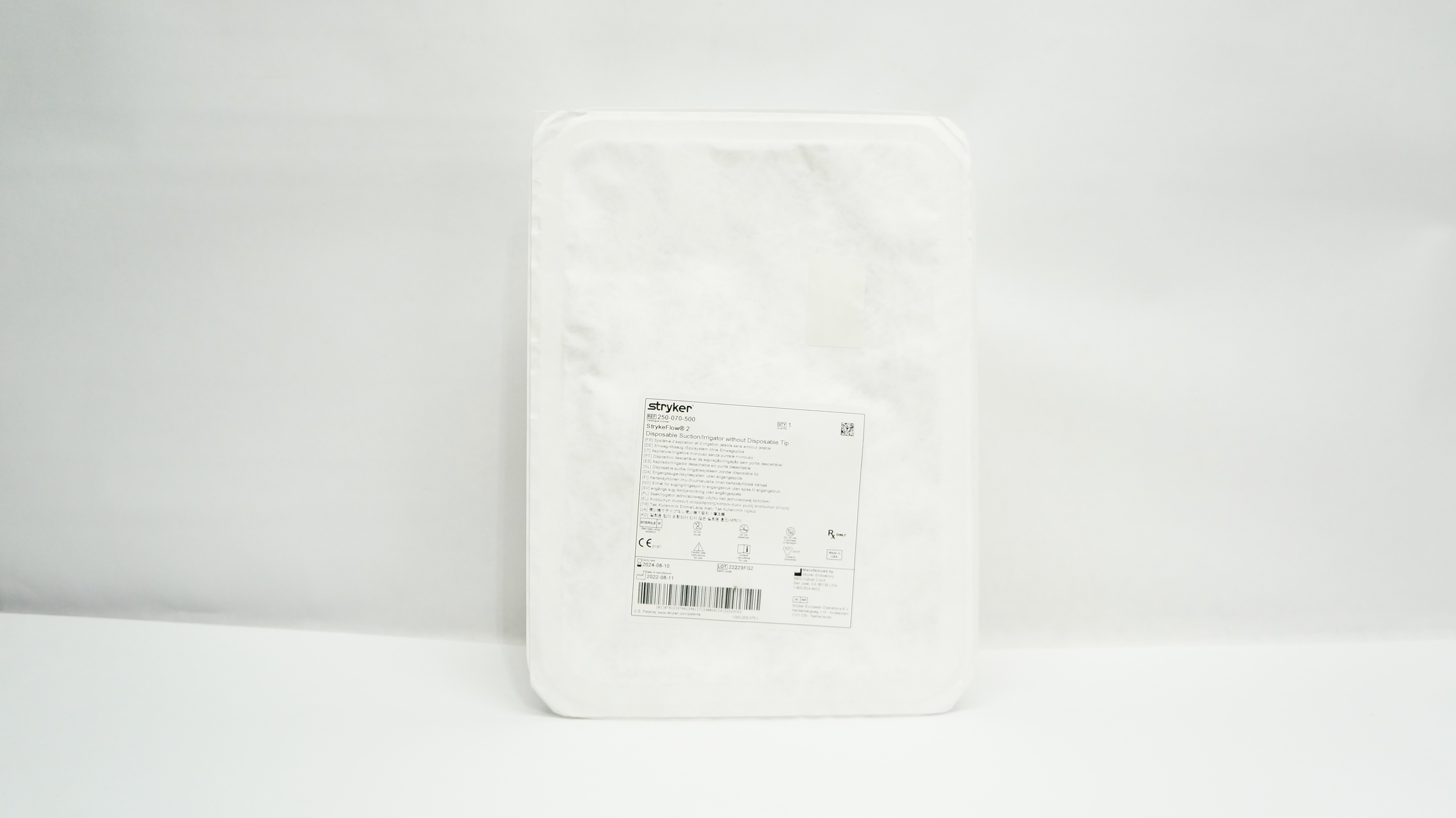 Stryker 250-070-500 StrykeFlow 2 Disposable Suction/Irrigator without Tip