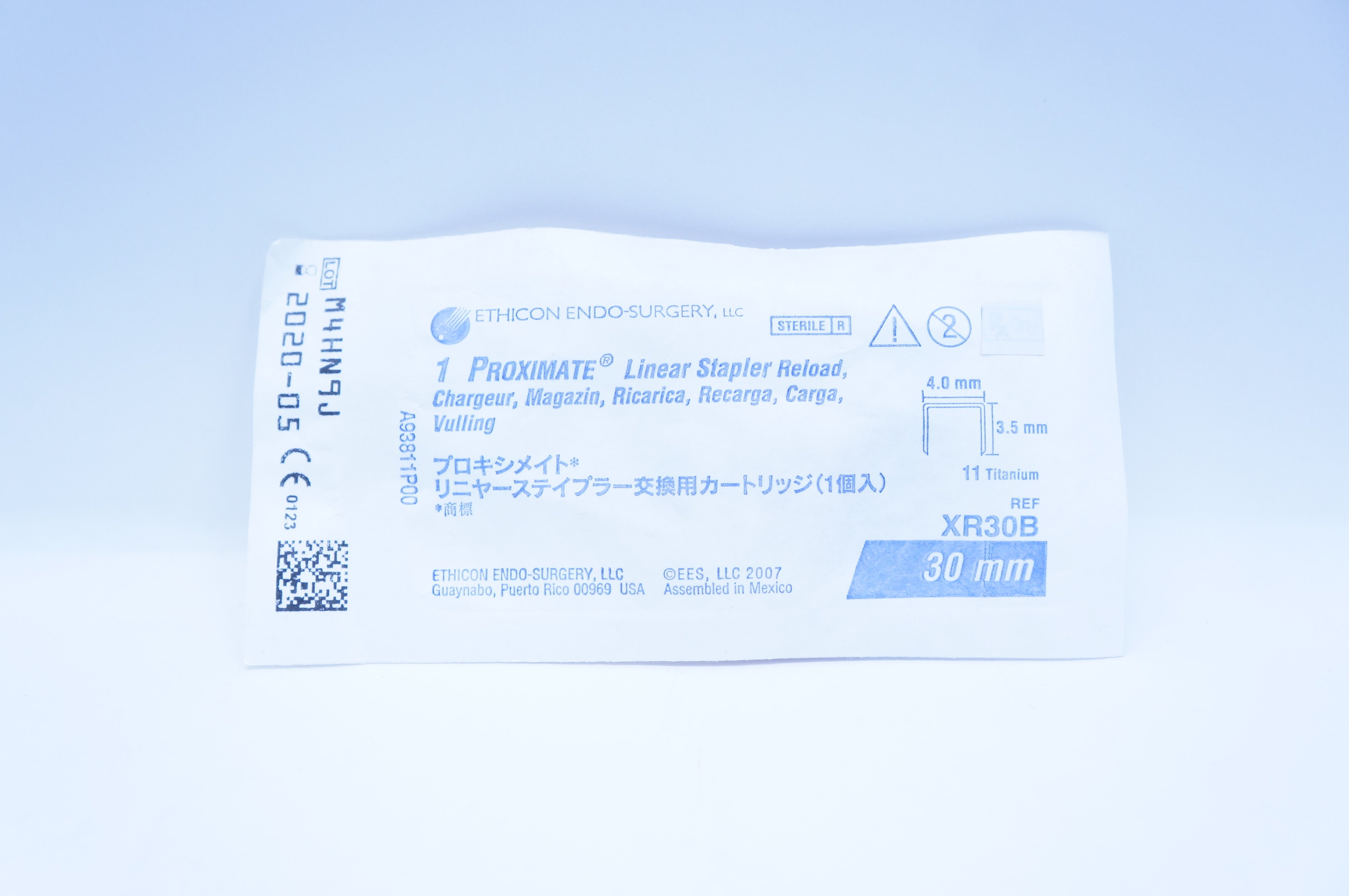 Ethicon XR30B Proximate Linear Stapler Reload 11 Titanium 30mm 4.0 x 3 ...