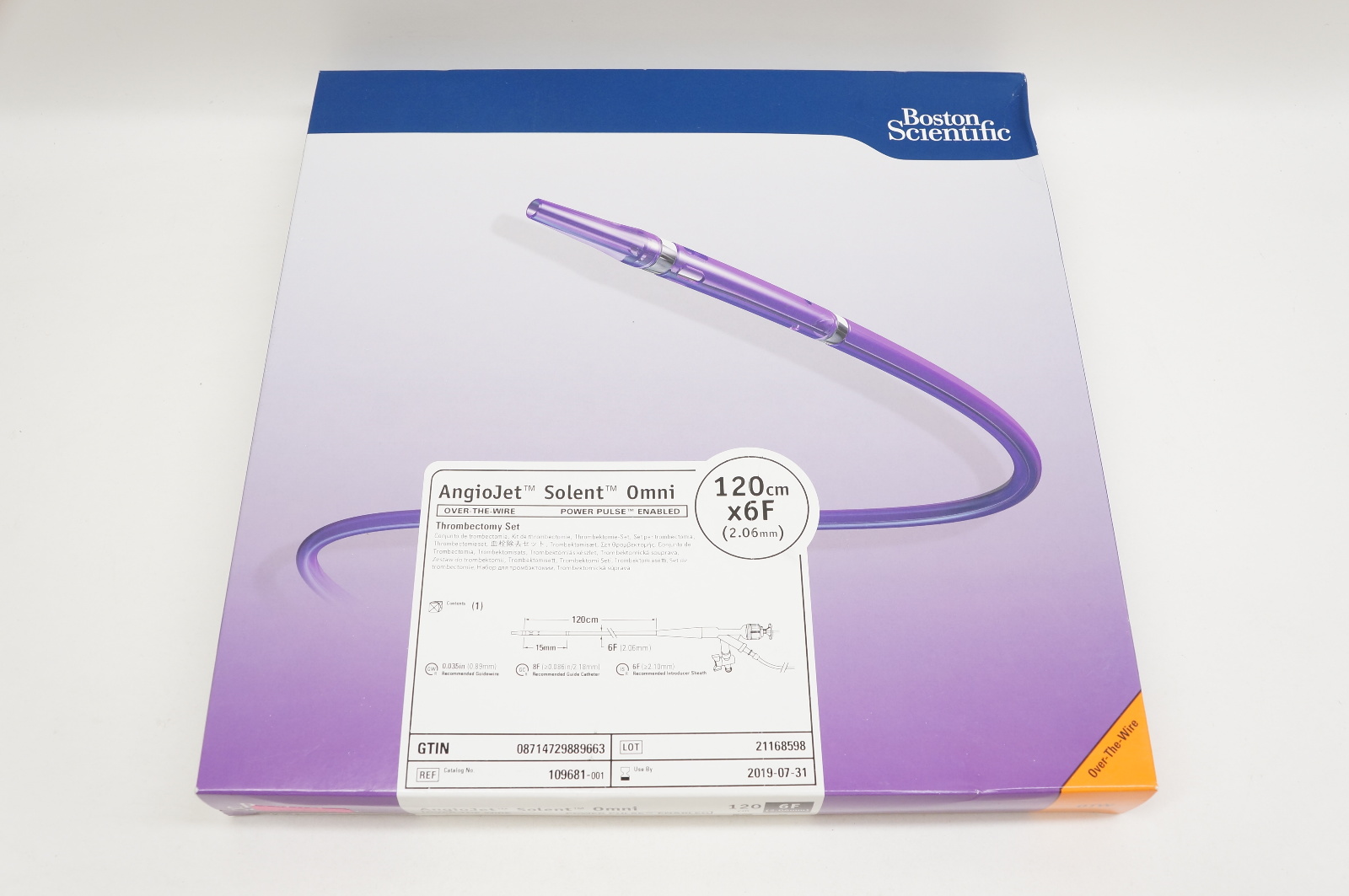 Boston Scientific 109681 AngioJet Solent Omni Thrombectomy Set 6F x ...