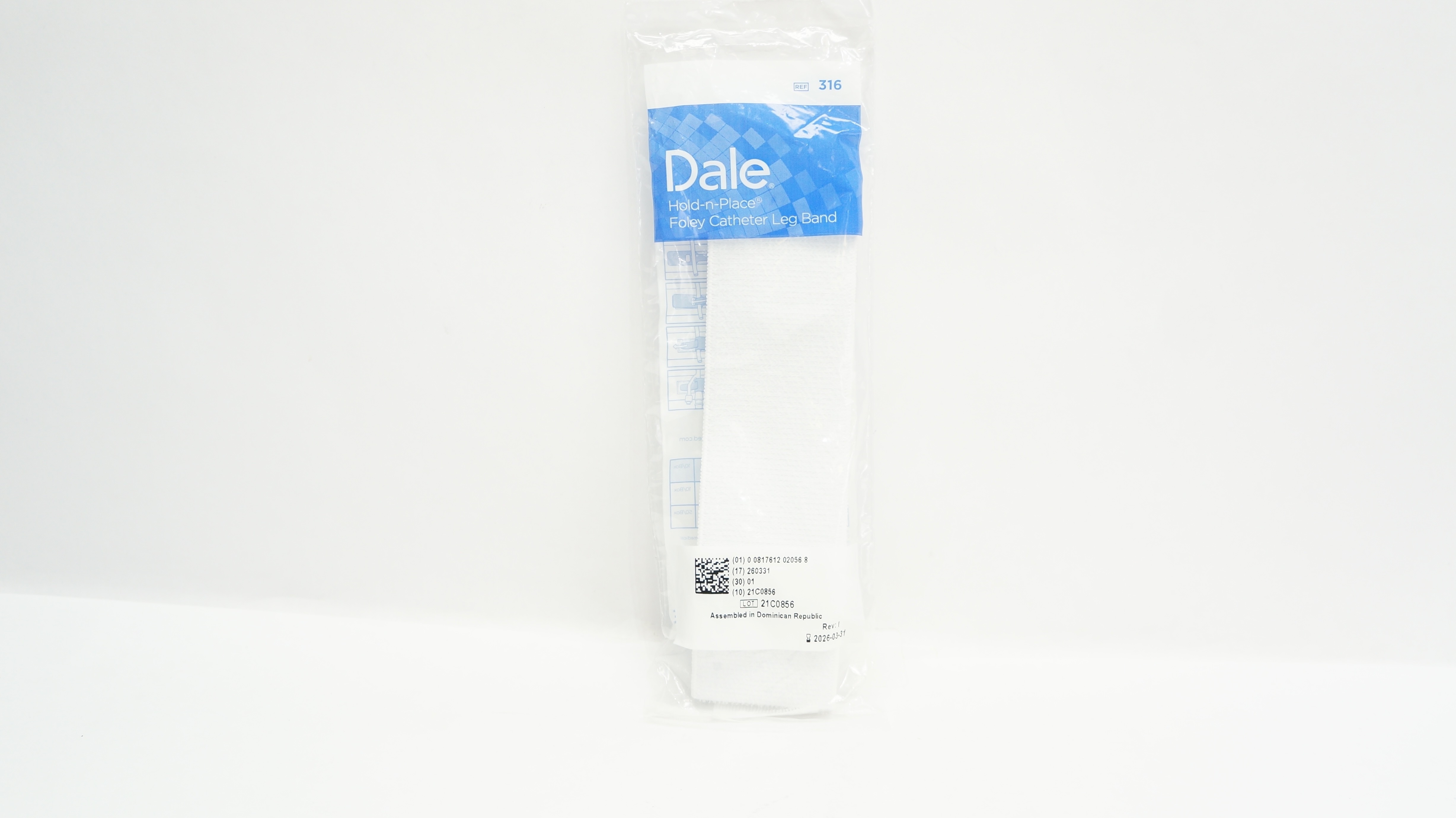 Dale Medical 316 Hold-n-Place Foley Cath. Leg Band 30inch