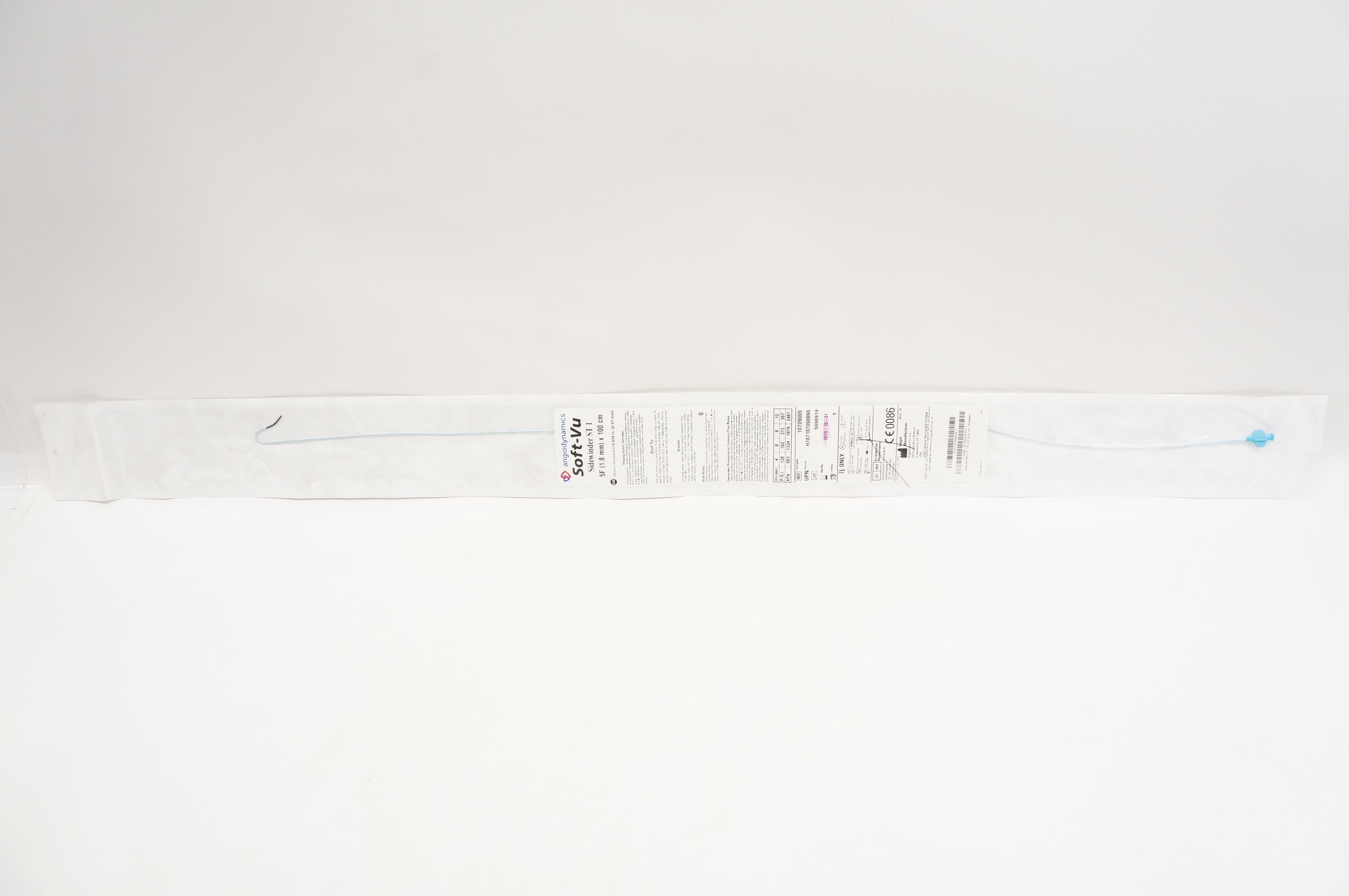 Angiodynamics 10709009 Soft-Vu Angiographic Cath. Sidewinder ST 1 5F x ...