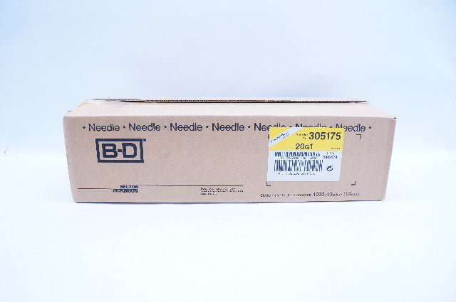 BD 305175 Precision Glide Ndle 20G x 1 - Box of 1000