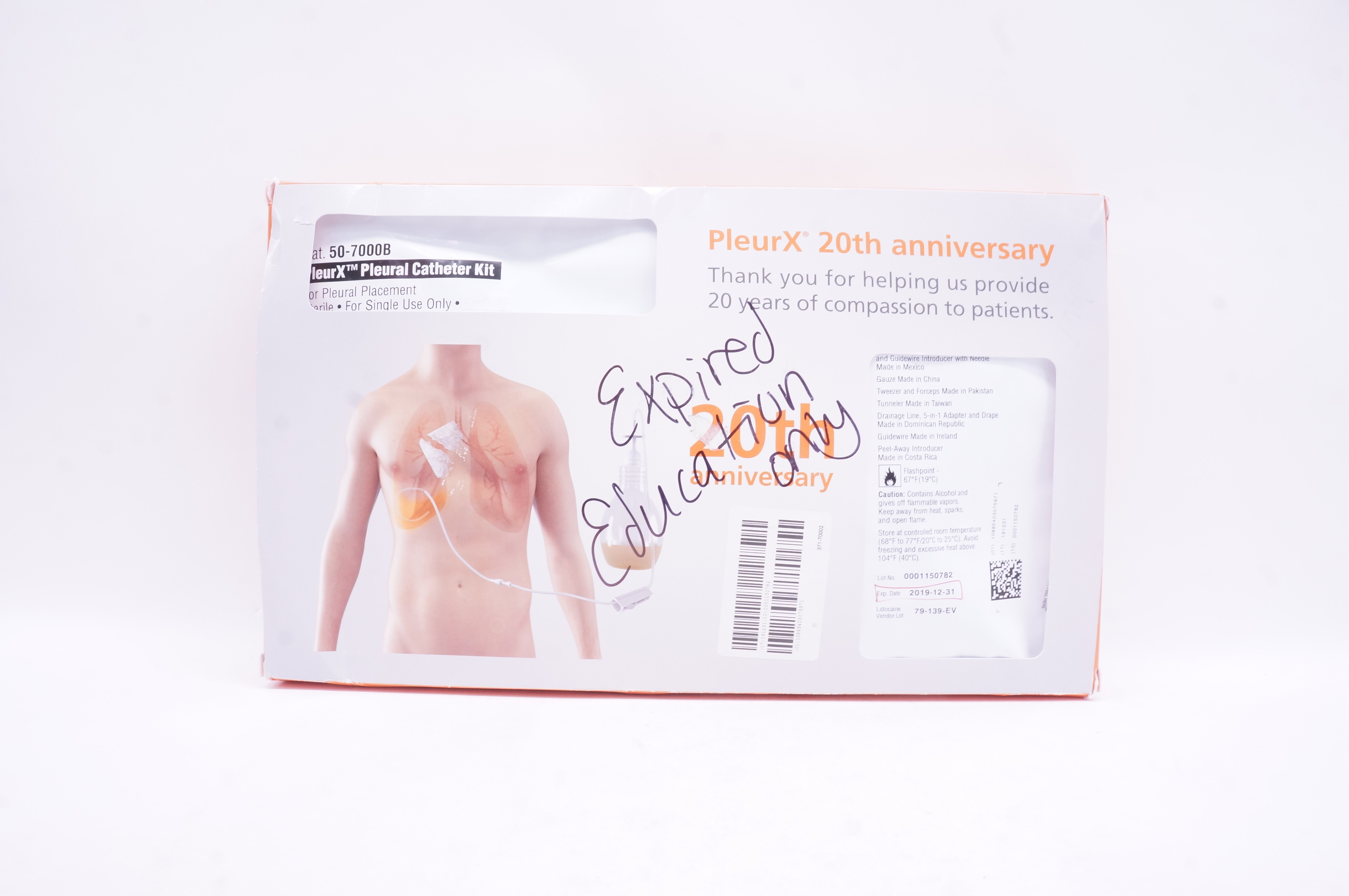 CareFusion 50-7000B PleurX Pleural Cath. Kit (x)