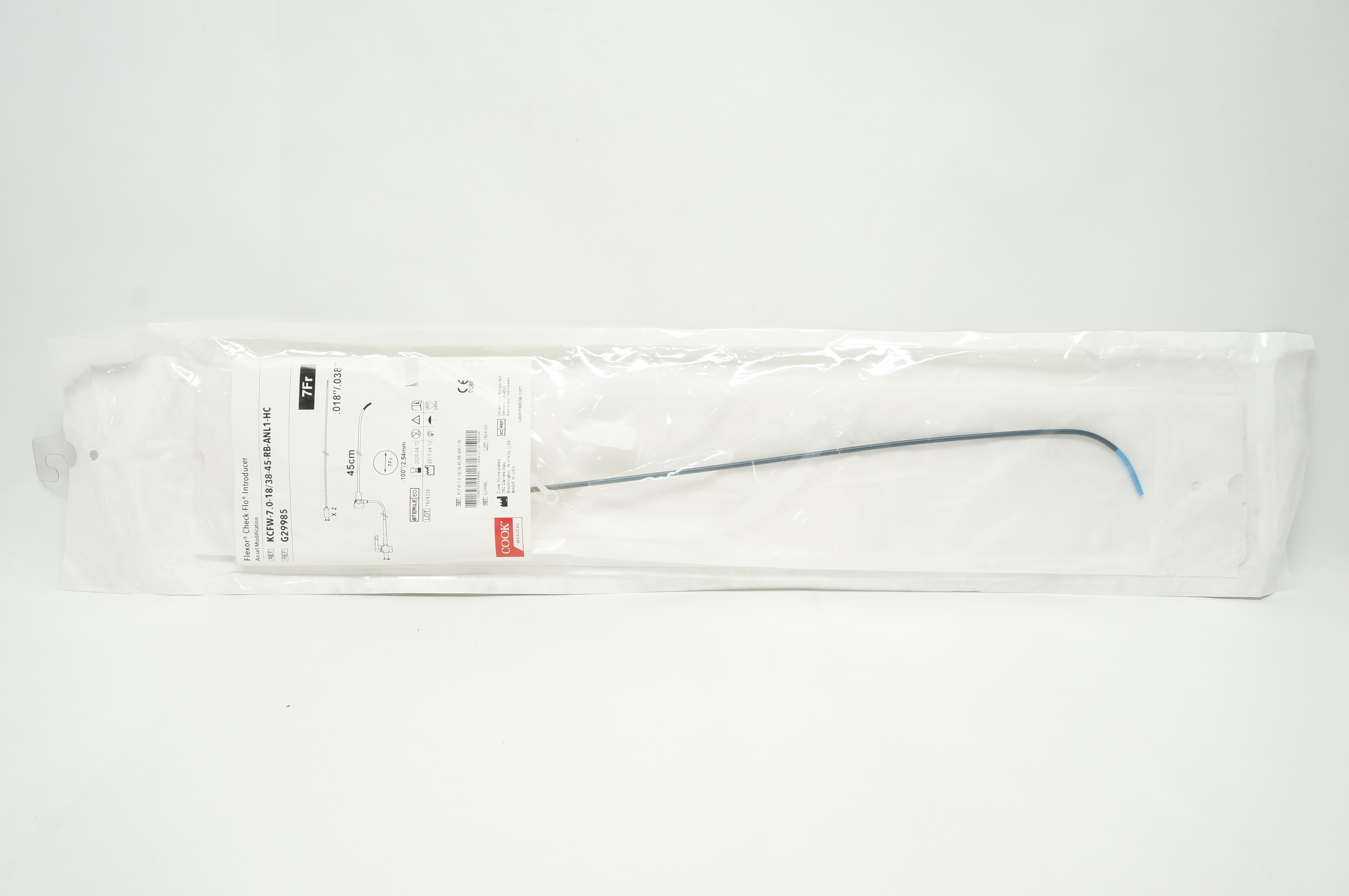 Cook Medical G29985 Flexor Check-Flo Introducer Ansel Modification ...