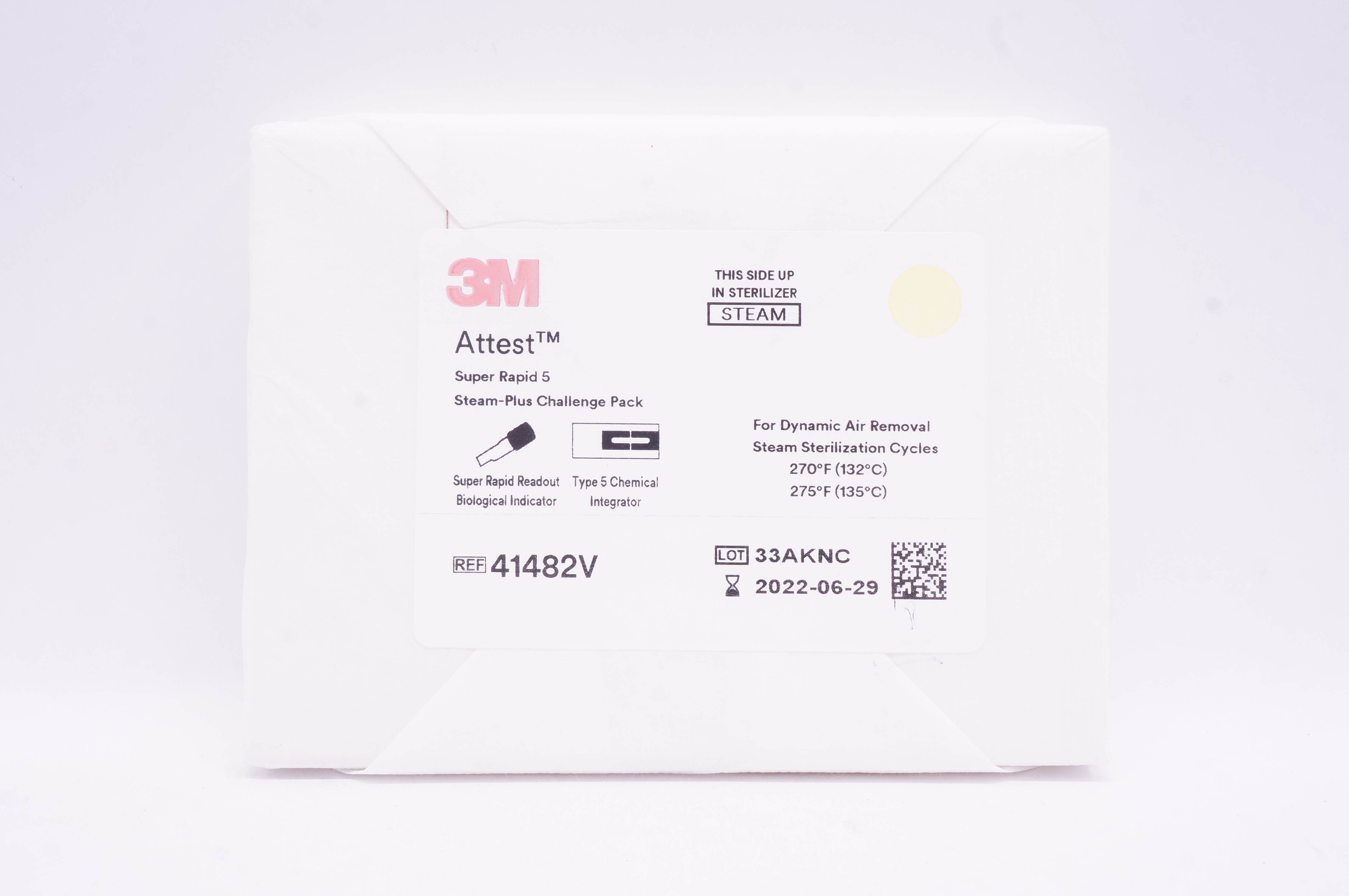 3M 41482V Attest Super Rapid 5 Steam-Plus Challenge Pack