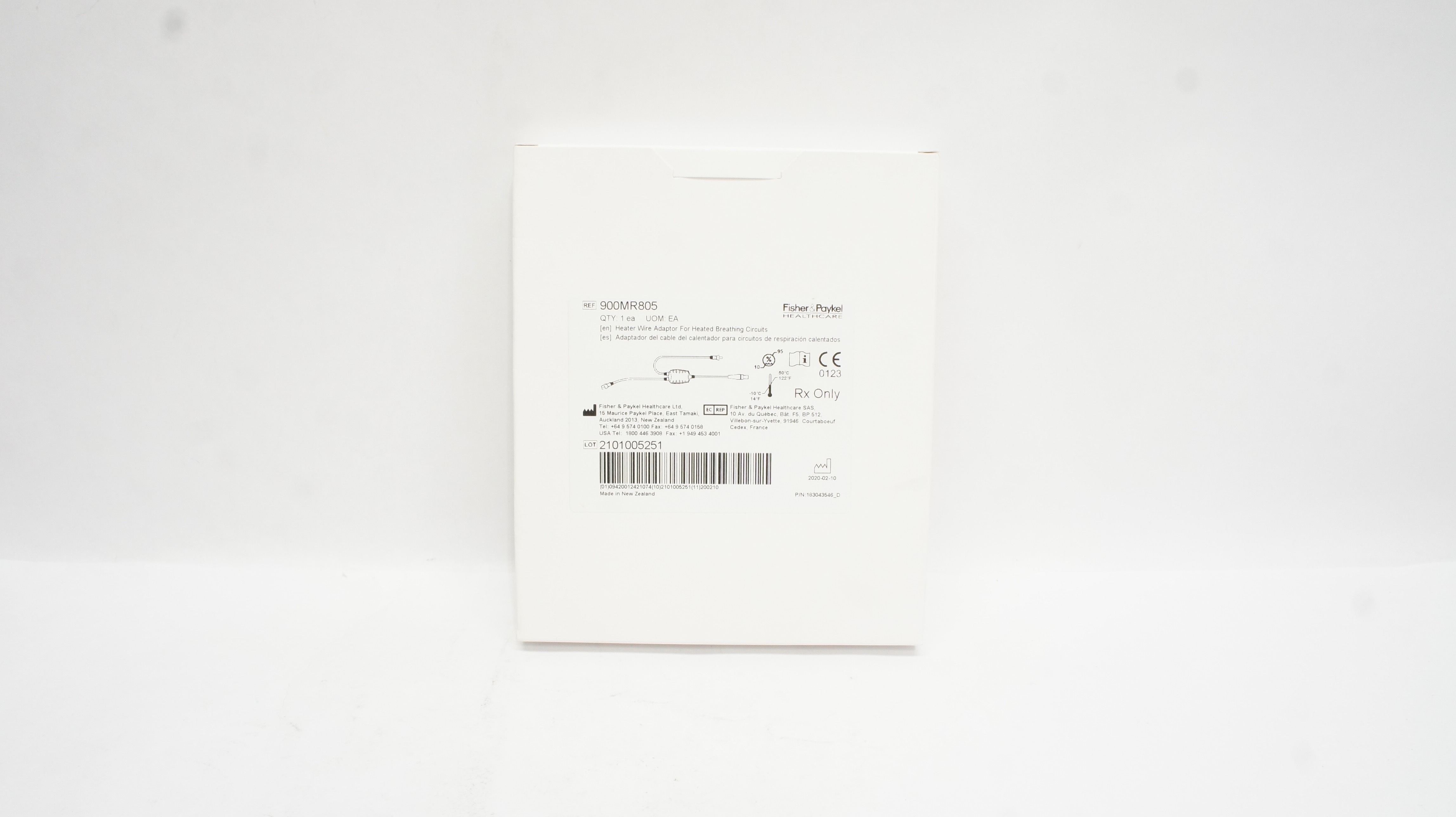 Fisher&Paykel 900MR805 Heater Wire Adaptor For Heated Breathing Circuits