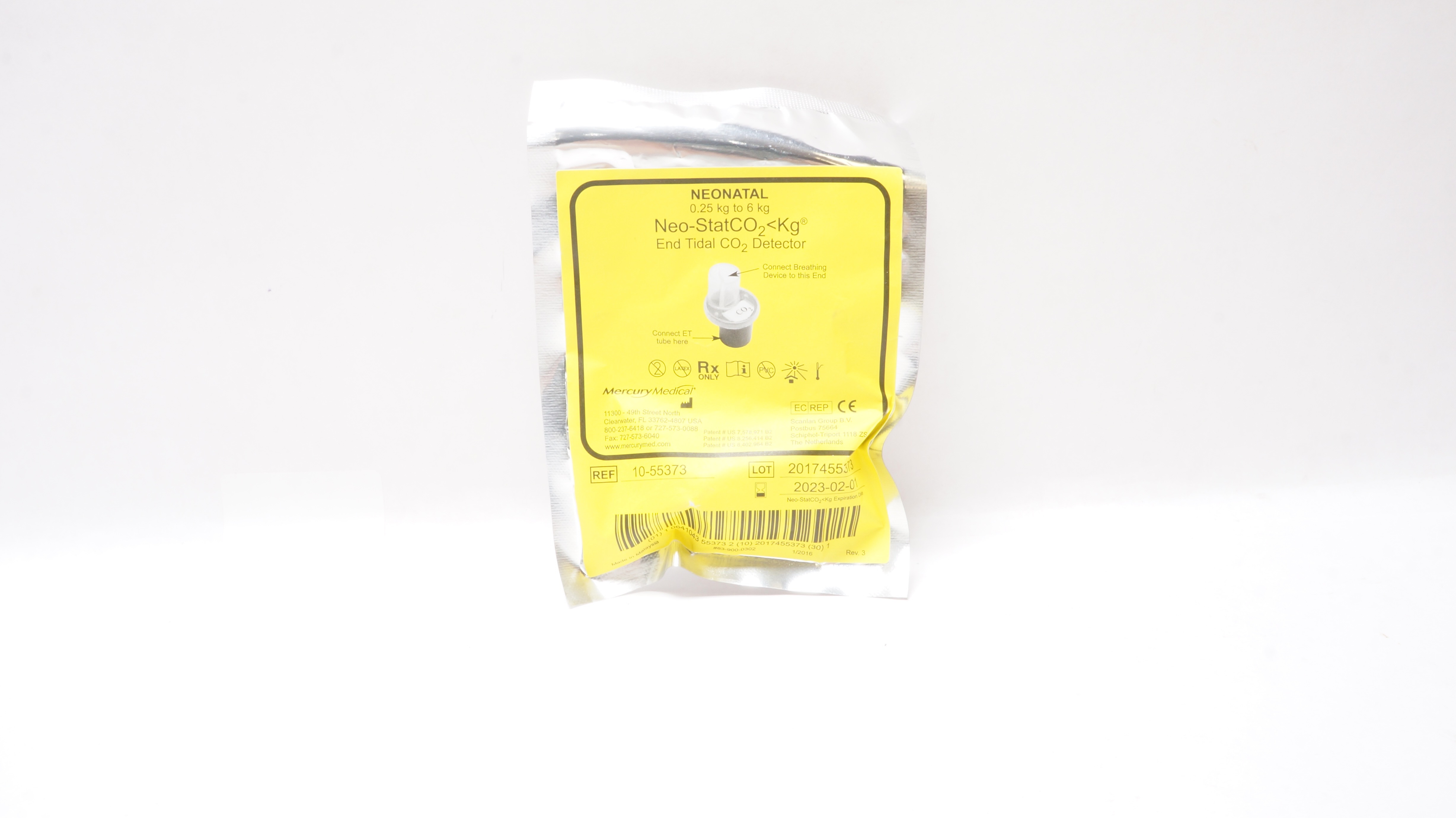 Mercury Medical 10-55373 NEONATAL Neo-StatCO2