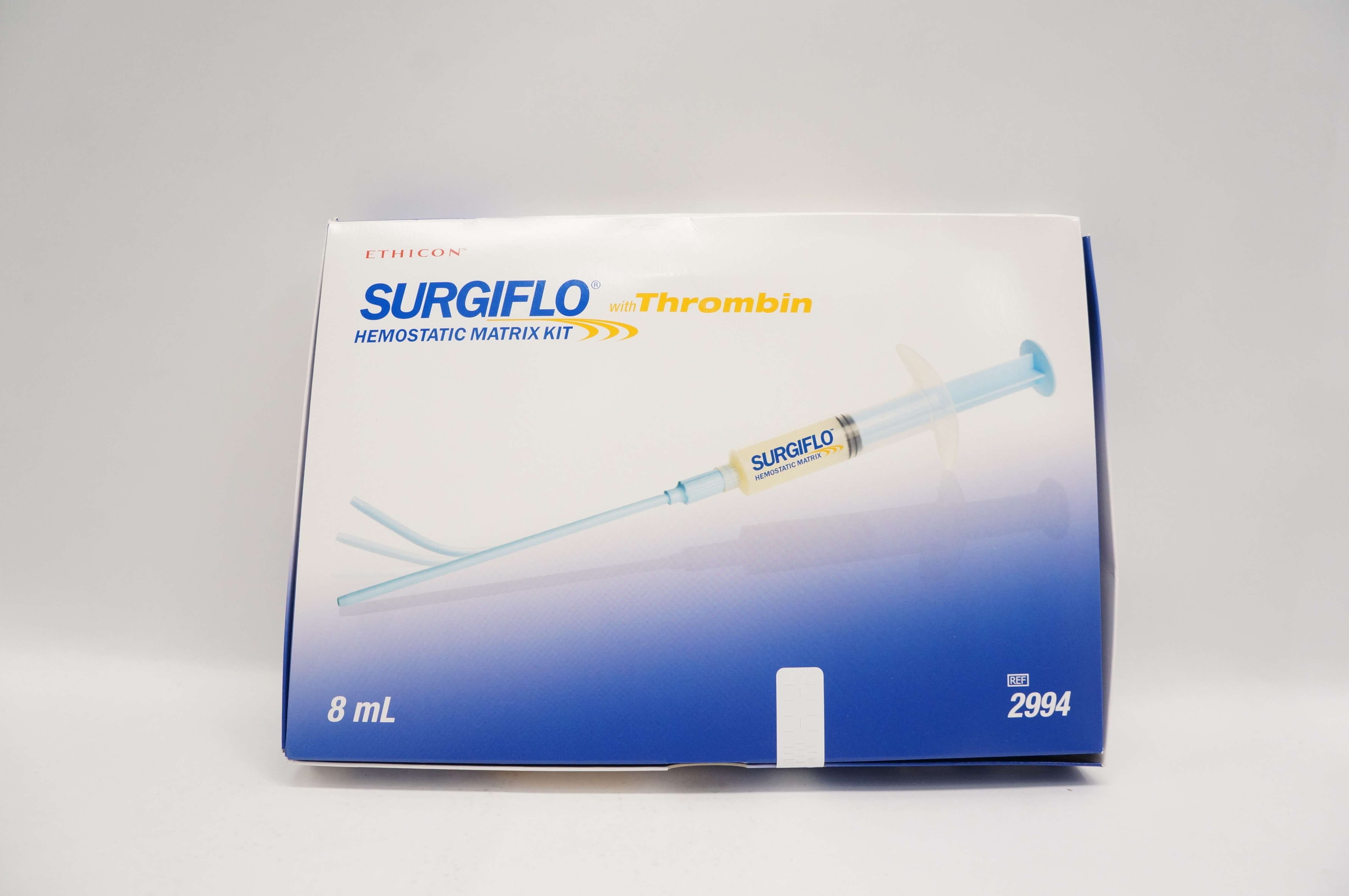 Ethicon 2994 Ferrosan Surgiflo with Thrombin Hemostatic Matrix Kit 8 mL (x)