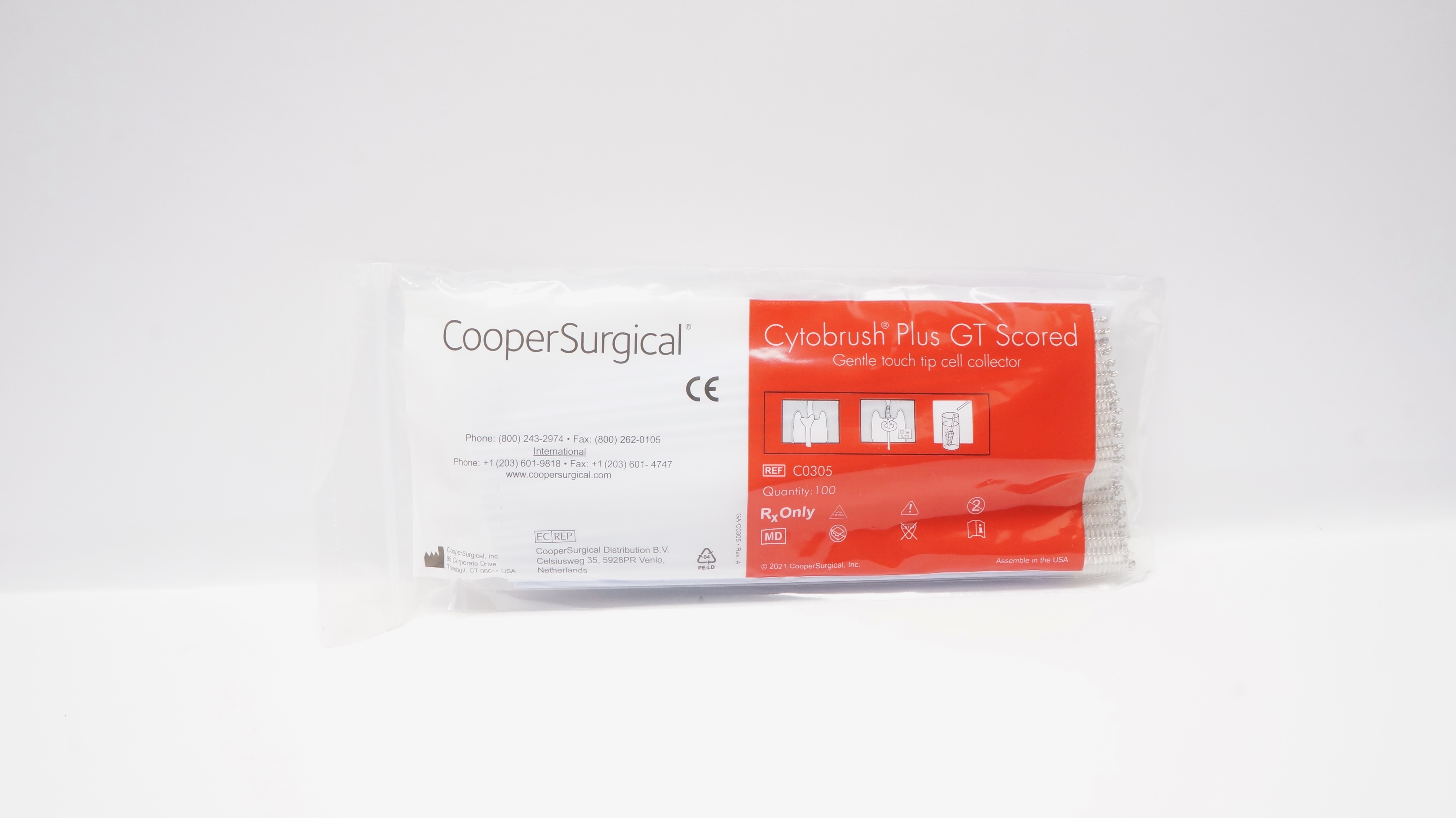 Cooper Surgical C0305 Cytobrush Plus-GT Scored - Pack of 100