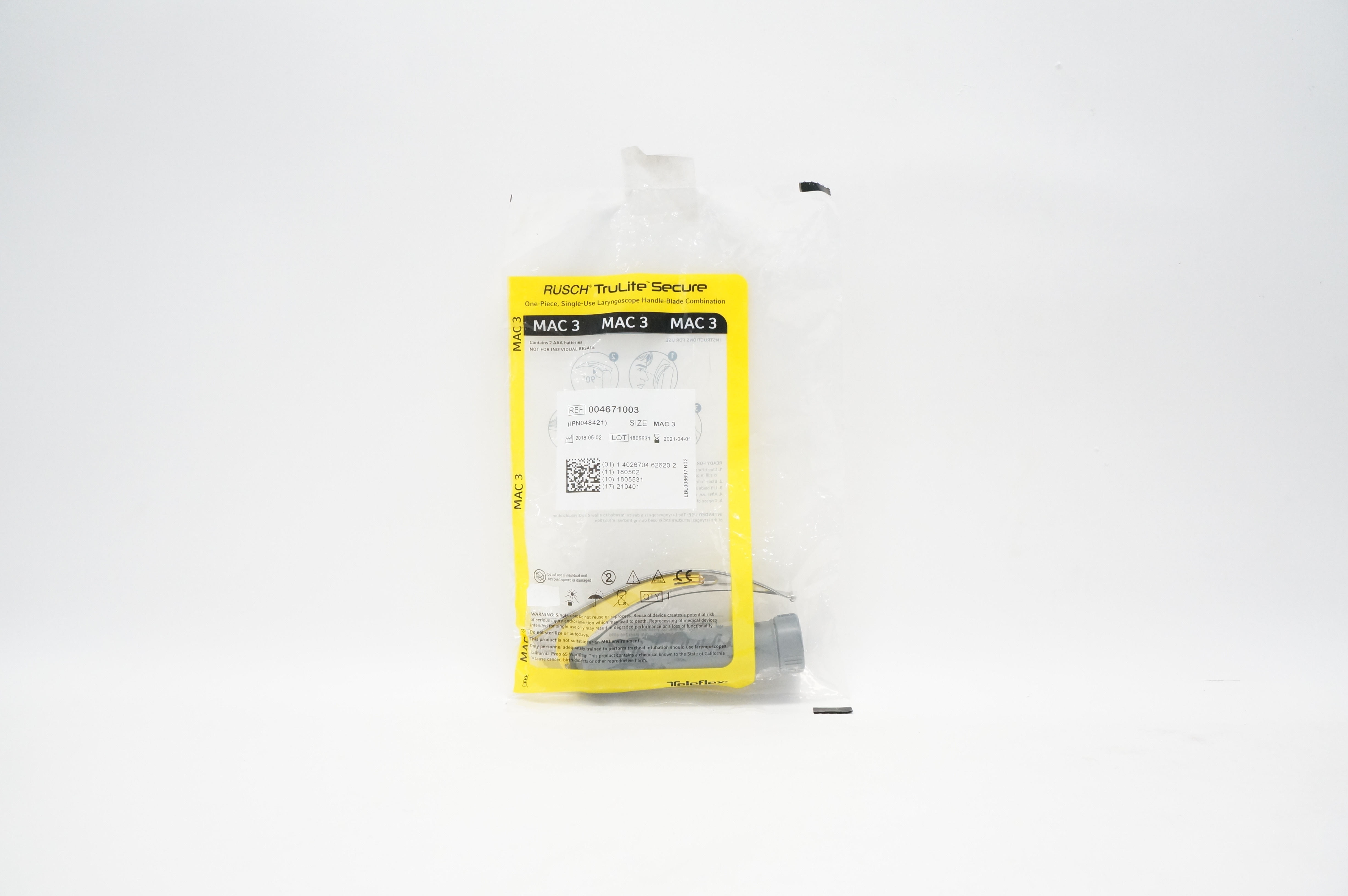 Teleflex 004671003 Rusch TruLite Laryngoscope Handle-Blade Combination ...