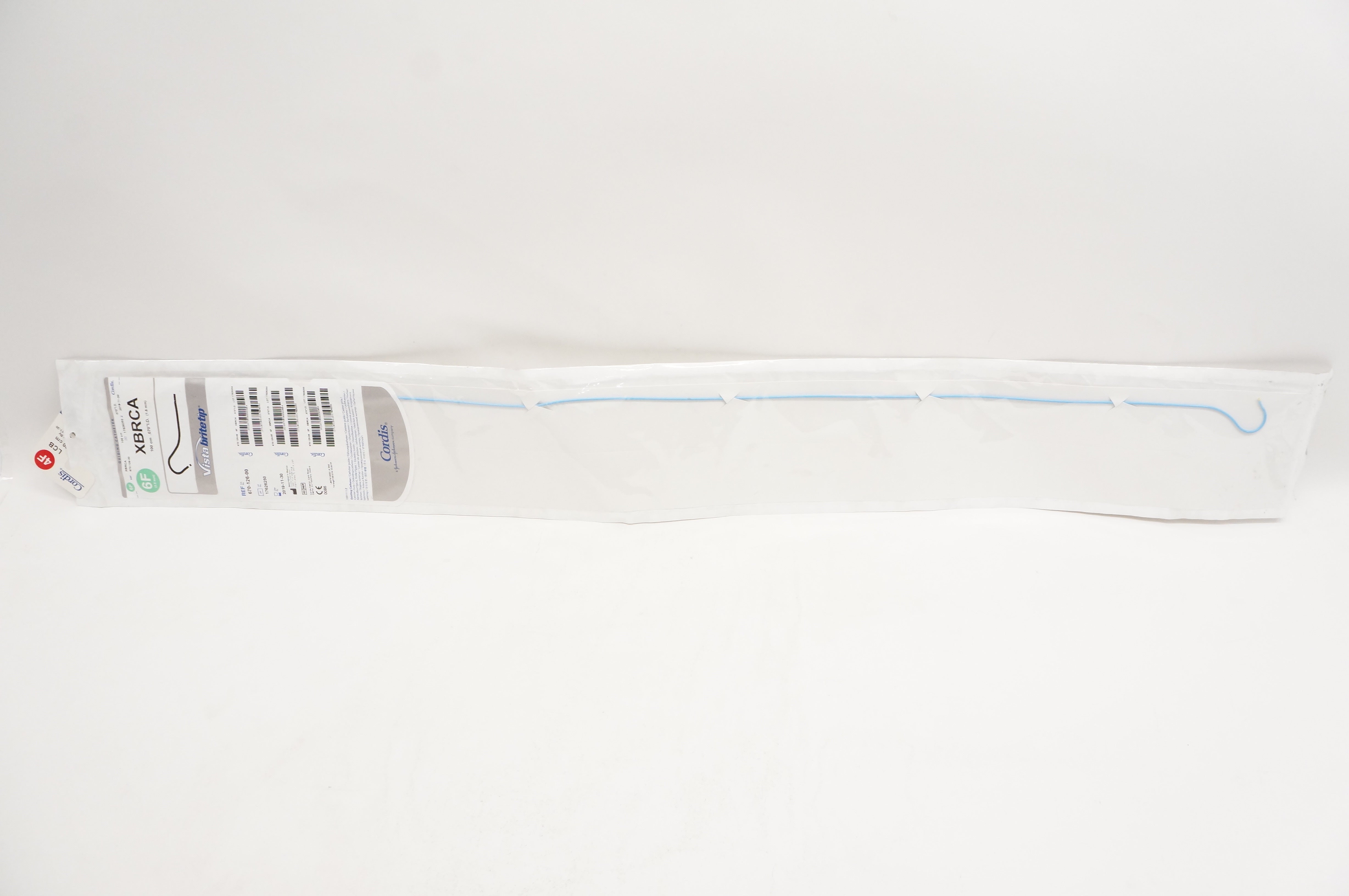 Cordis 670-126-00 VistaBriteTip Guiding Cath. XBRCA 6F x 100cm x ...