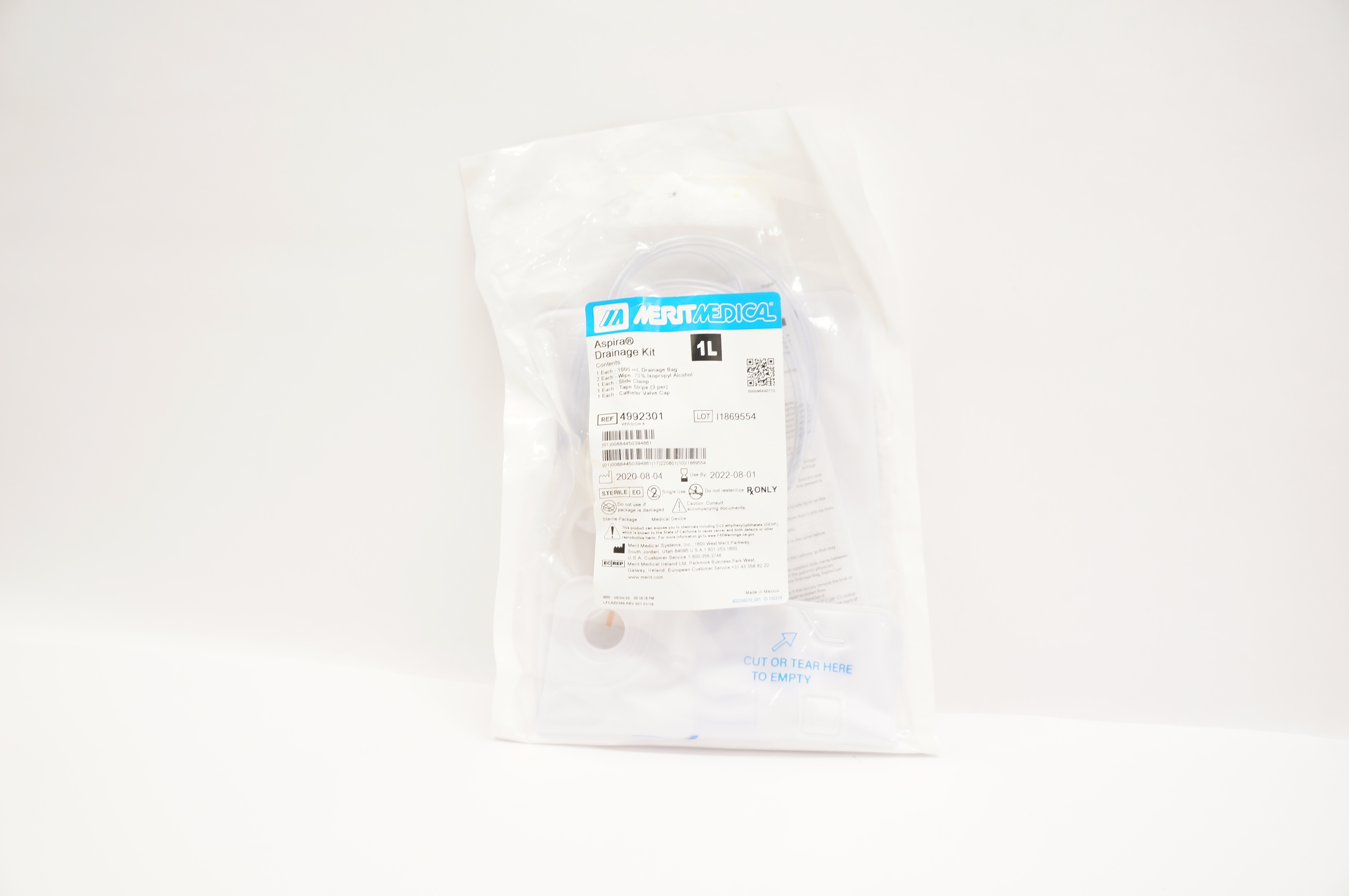 Merit Medical 4992301 Aspira Drainage Kit 1L (x)