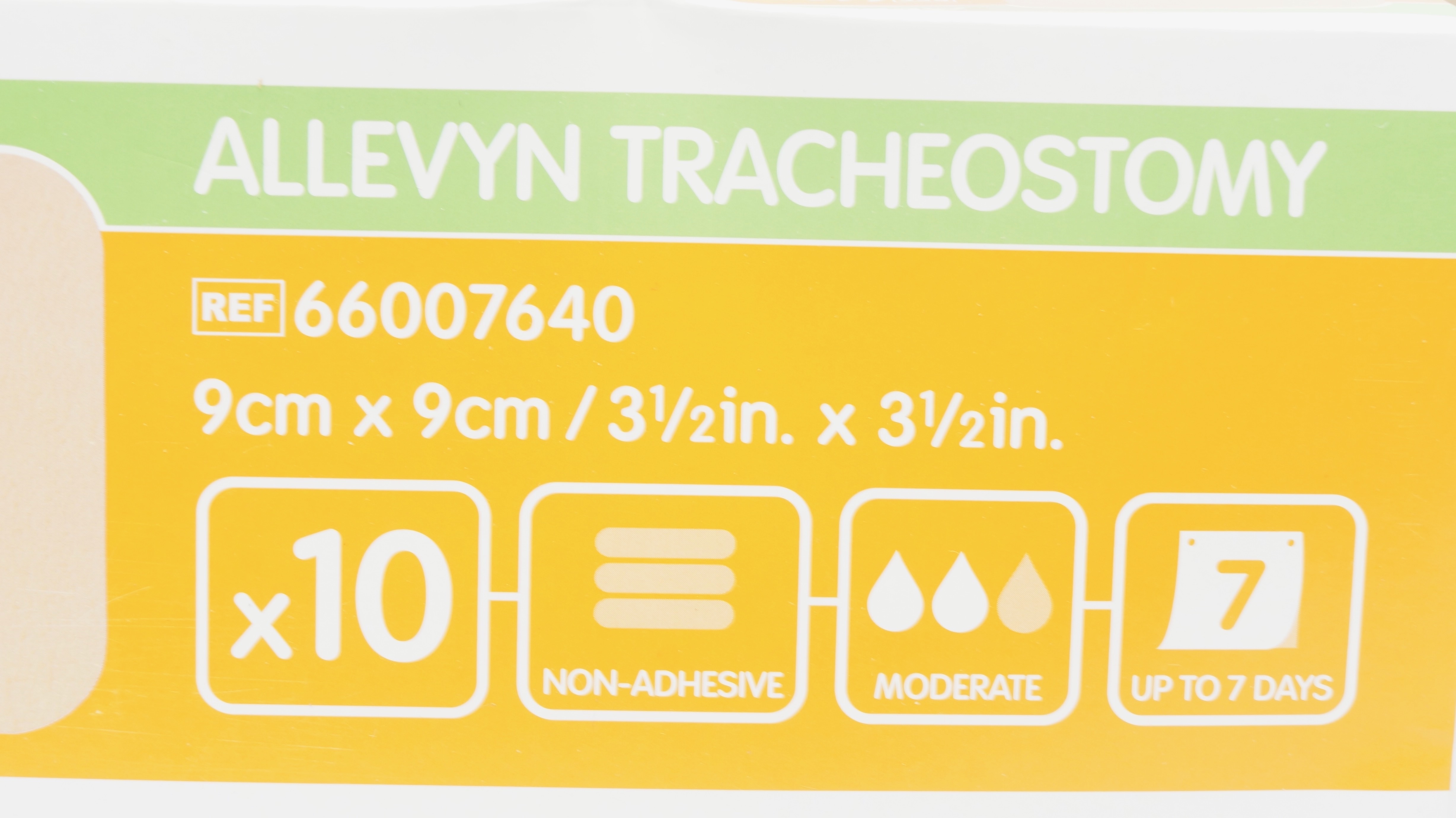 Smith&Nephew 66007640 Allevyn Tracheostomy Dressing 3 1/2x3 1/2inch ...