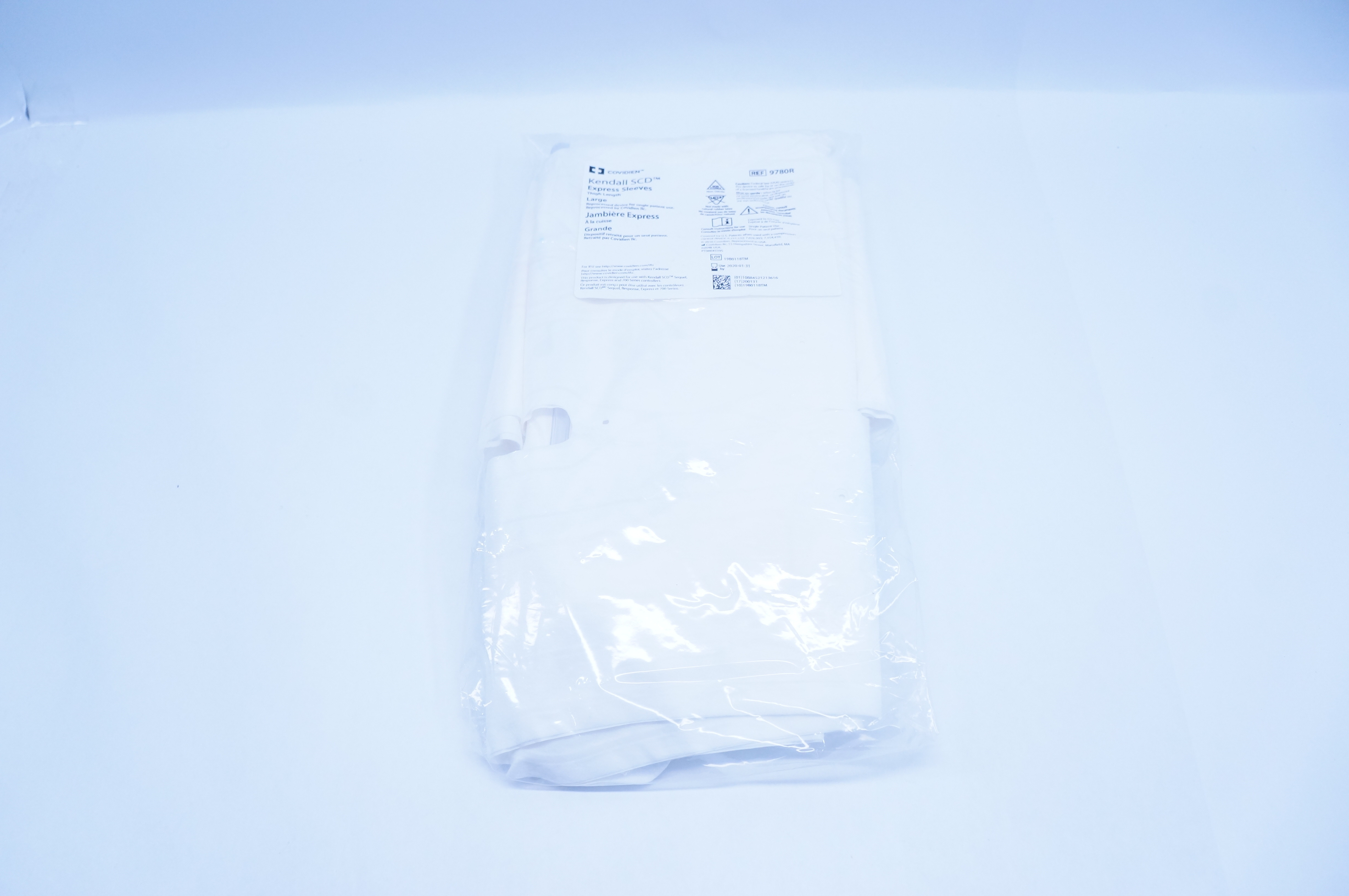 Covidien 9780R Kendall SCD Express Sleeves, Thigh Length, Large (x)