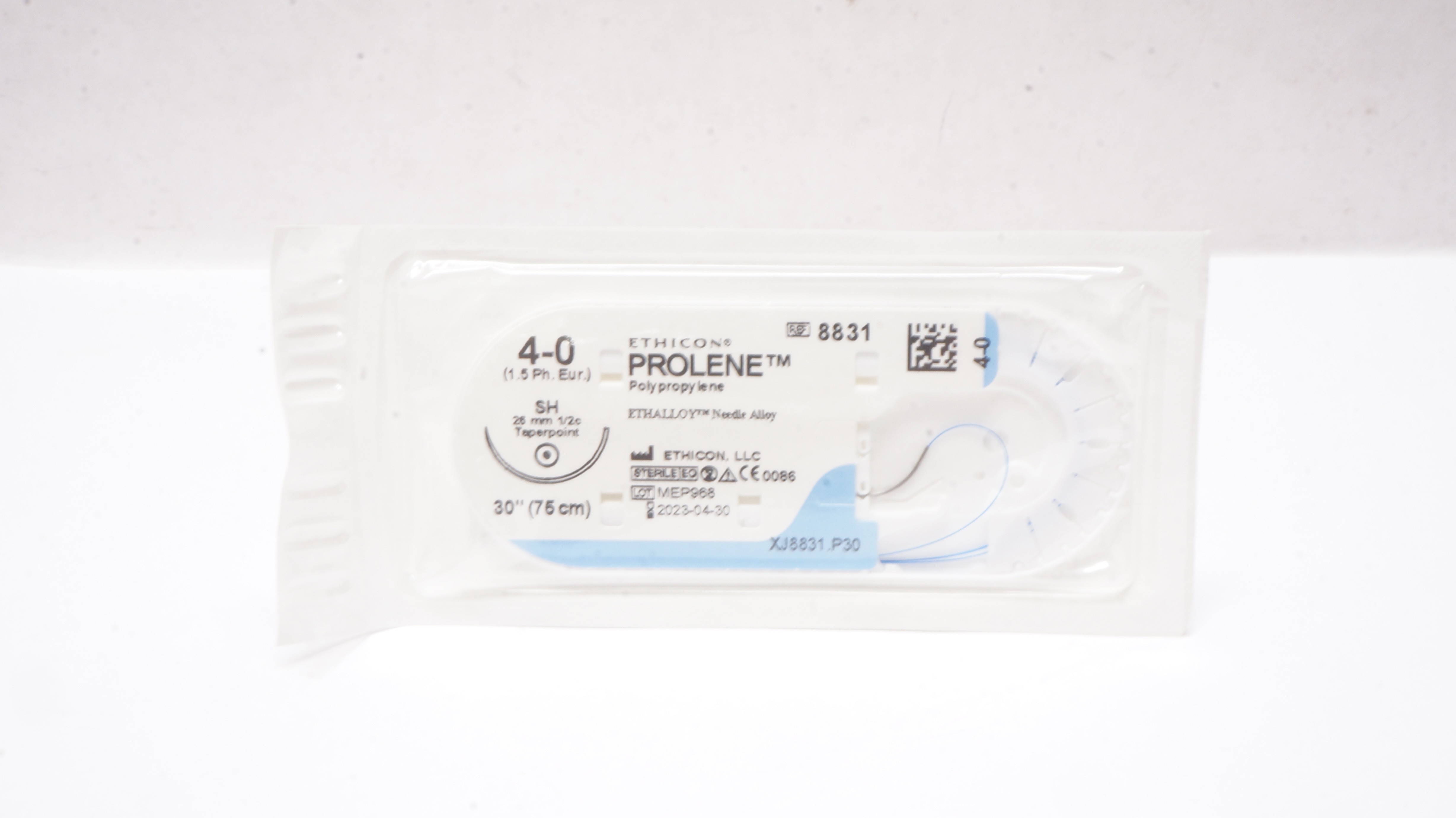 Ethicon 8831 4-0 PROLENE SH 26mm 1/2c Taperpoint 30inch (x)