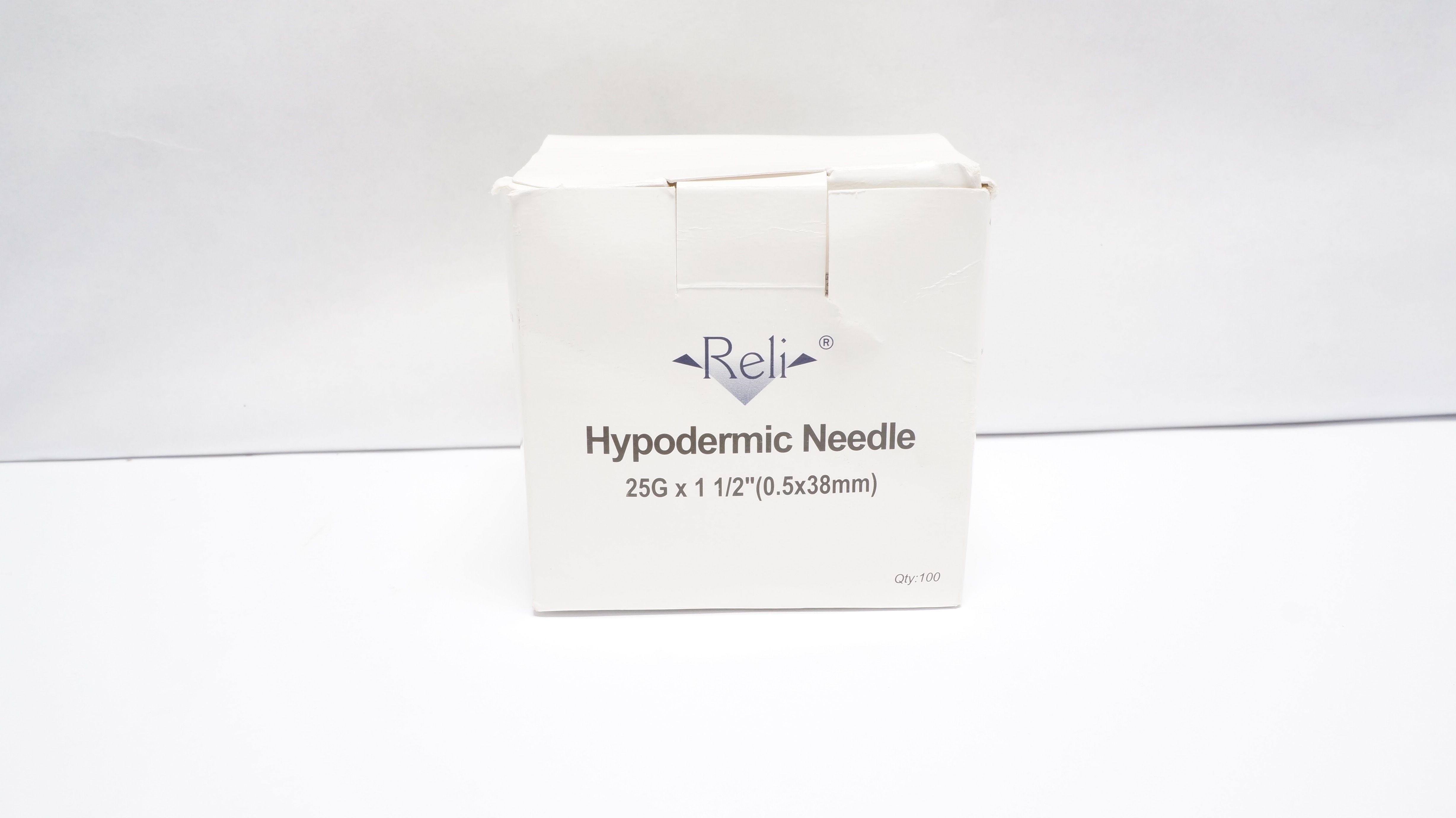 Myco Medical HYP25G151-RW Hypodermic Needle 25G x 1 1/2In - Box of 100