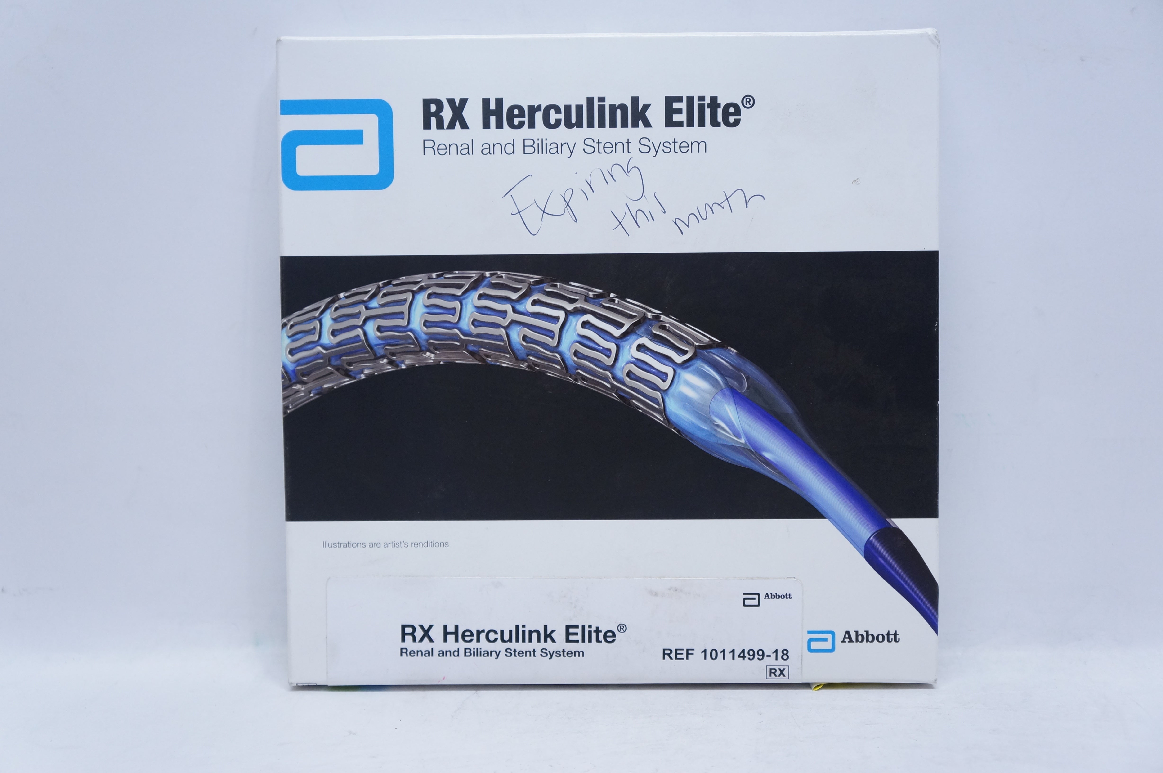 Abbott 1011499-18 RX Herculink Elite Renal and Biliary Stnt 6 x 18 x ...