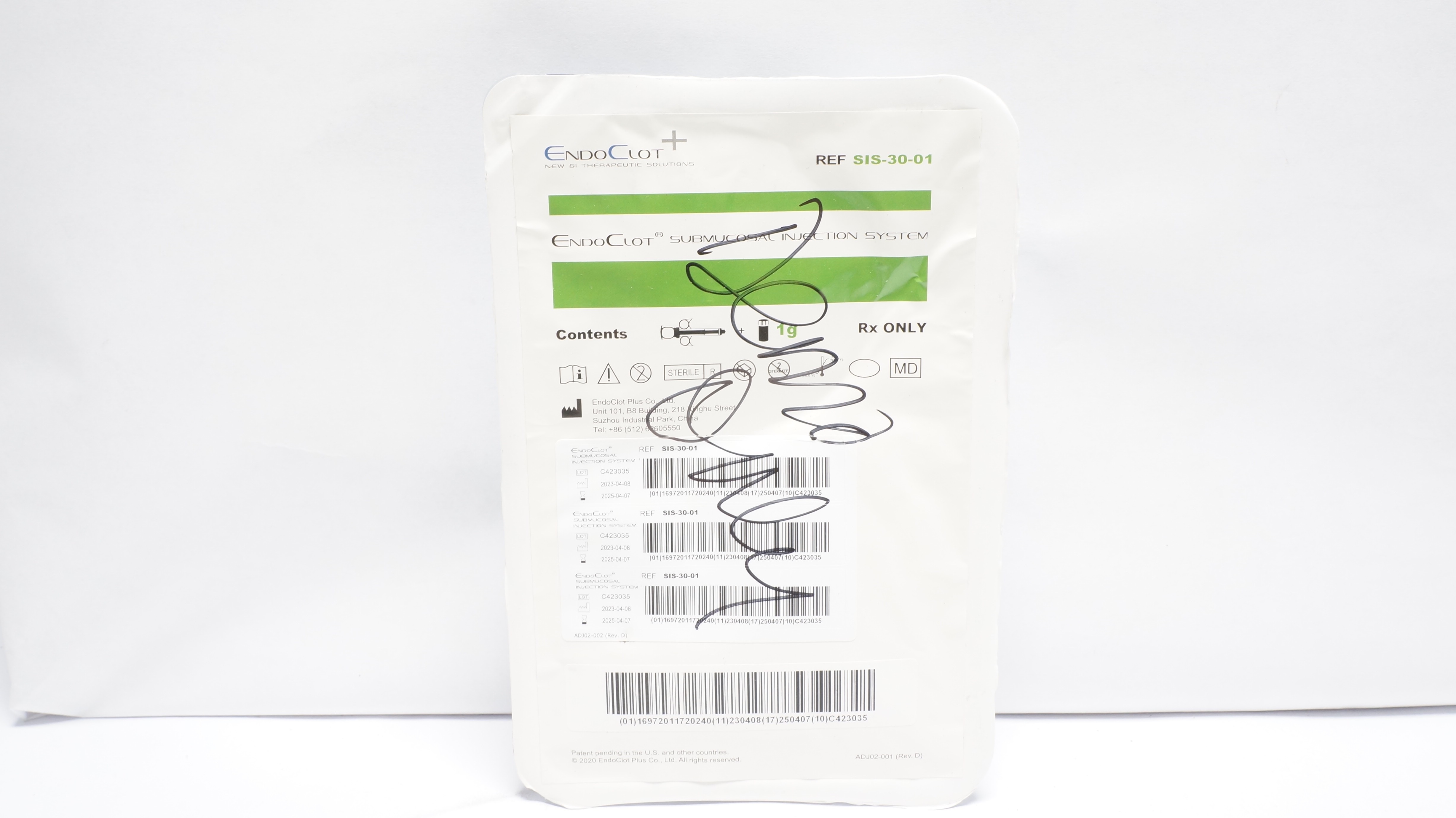 EndoClot SIS-30-01 Submucosal Injection System (x)
