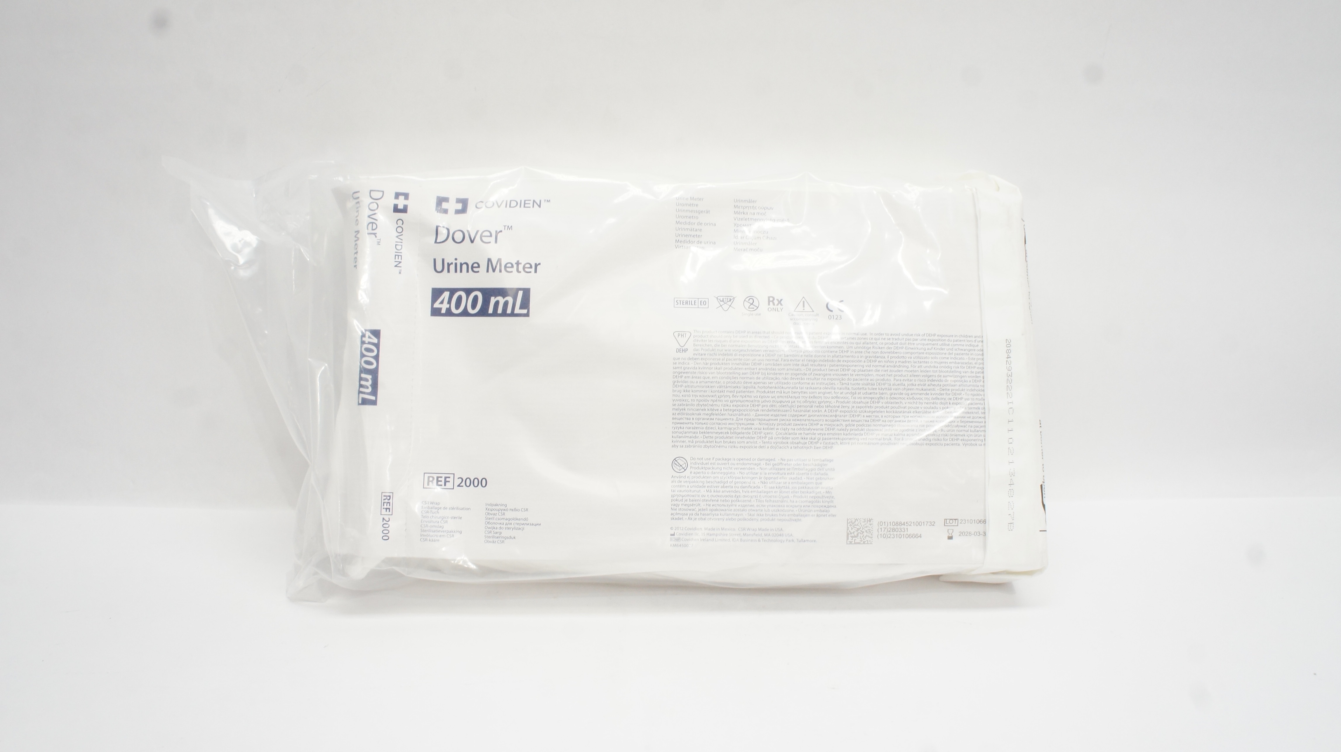 Covidien 2000 Dover Urine Meter 400ml
