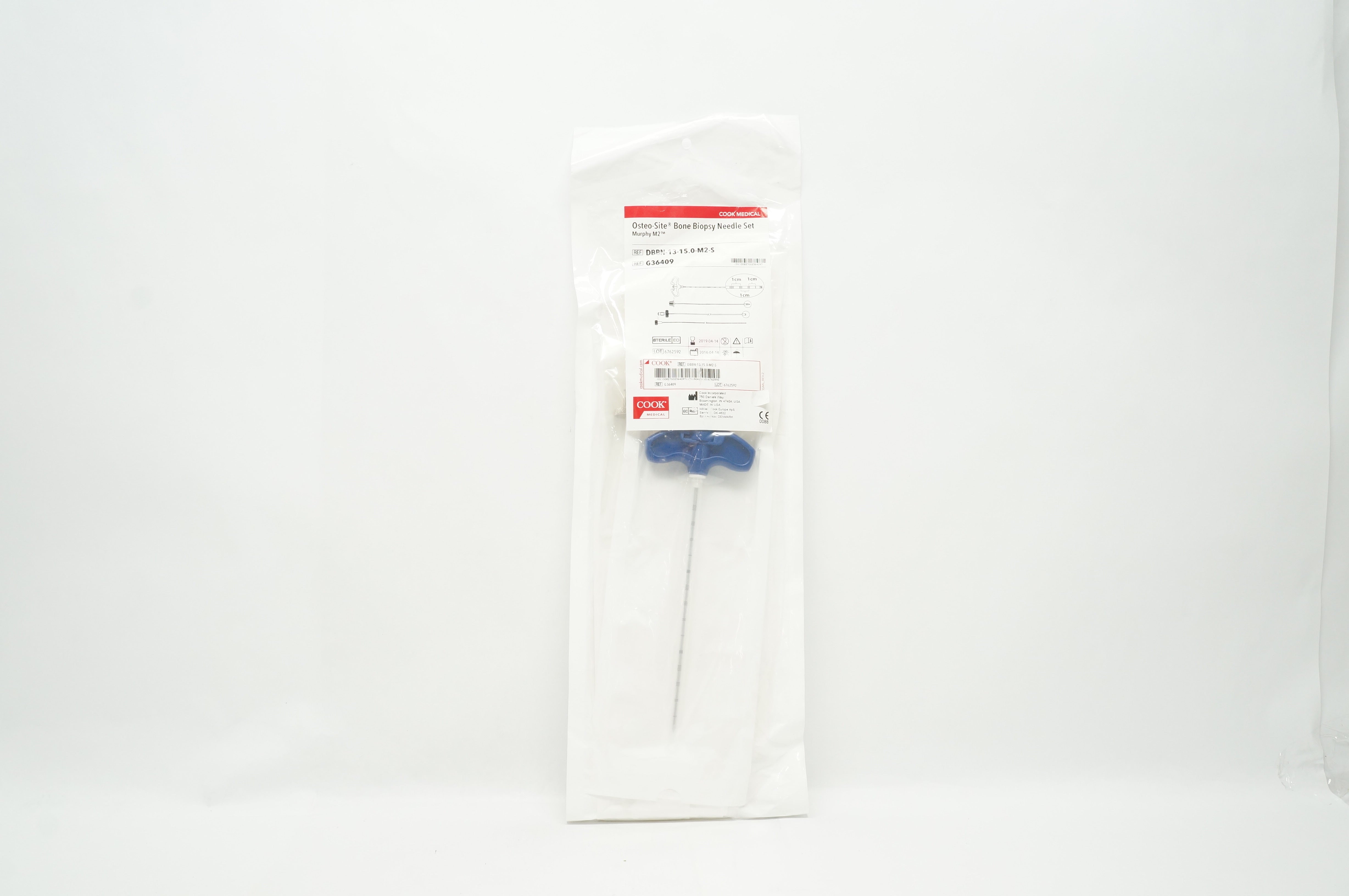Cook Medical G36409 Osteo-Site Bone Biopsy Ndle Set Murphy M2 1 x 1 x ...