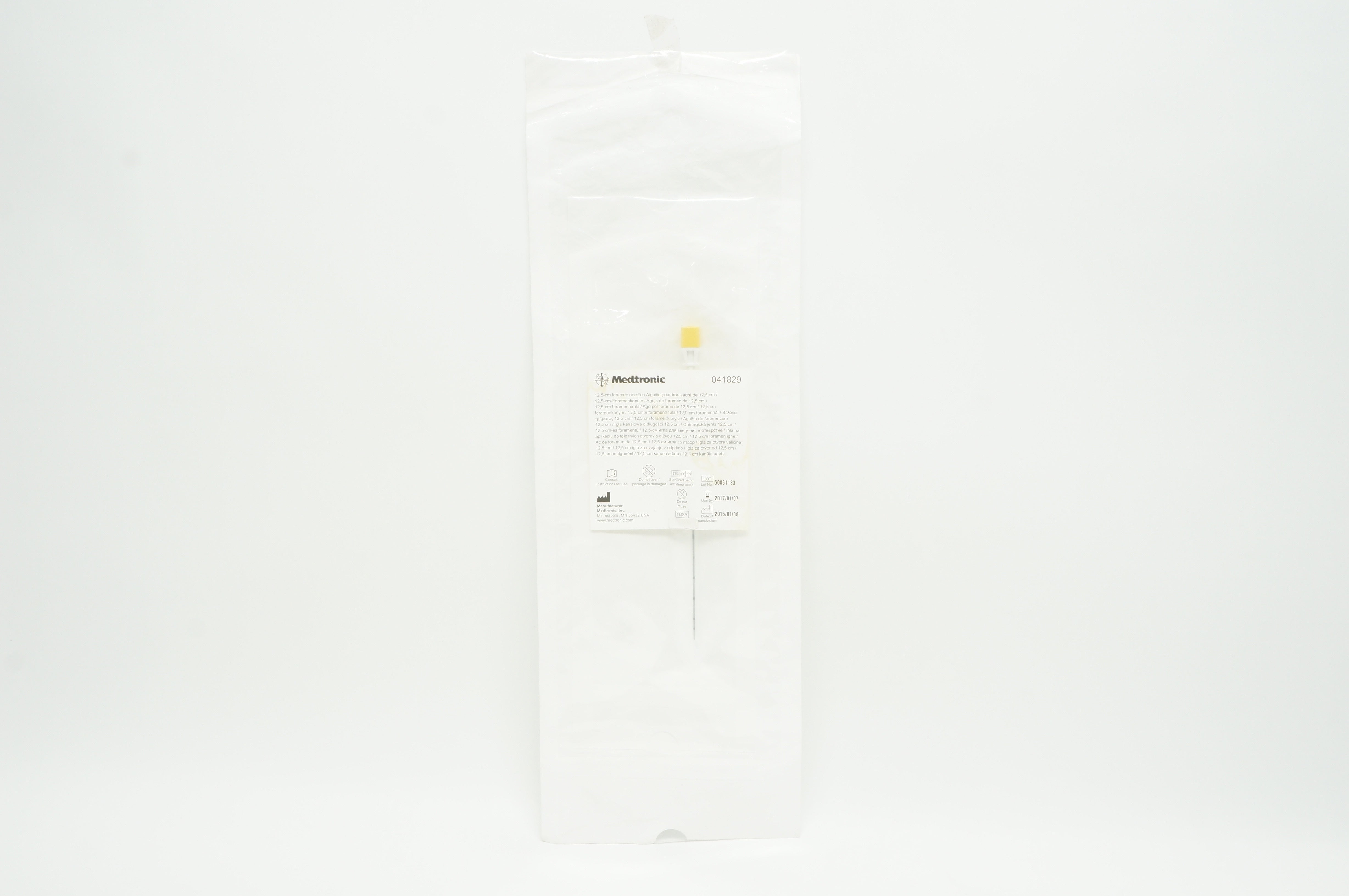 Medtronic 041829 Interstim Stainless Steel Foramen Ndle, 12.5 cm (x)