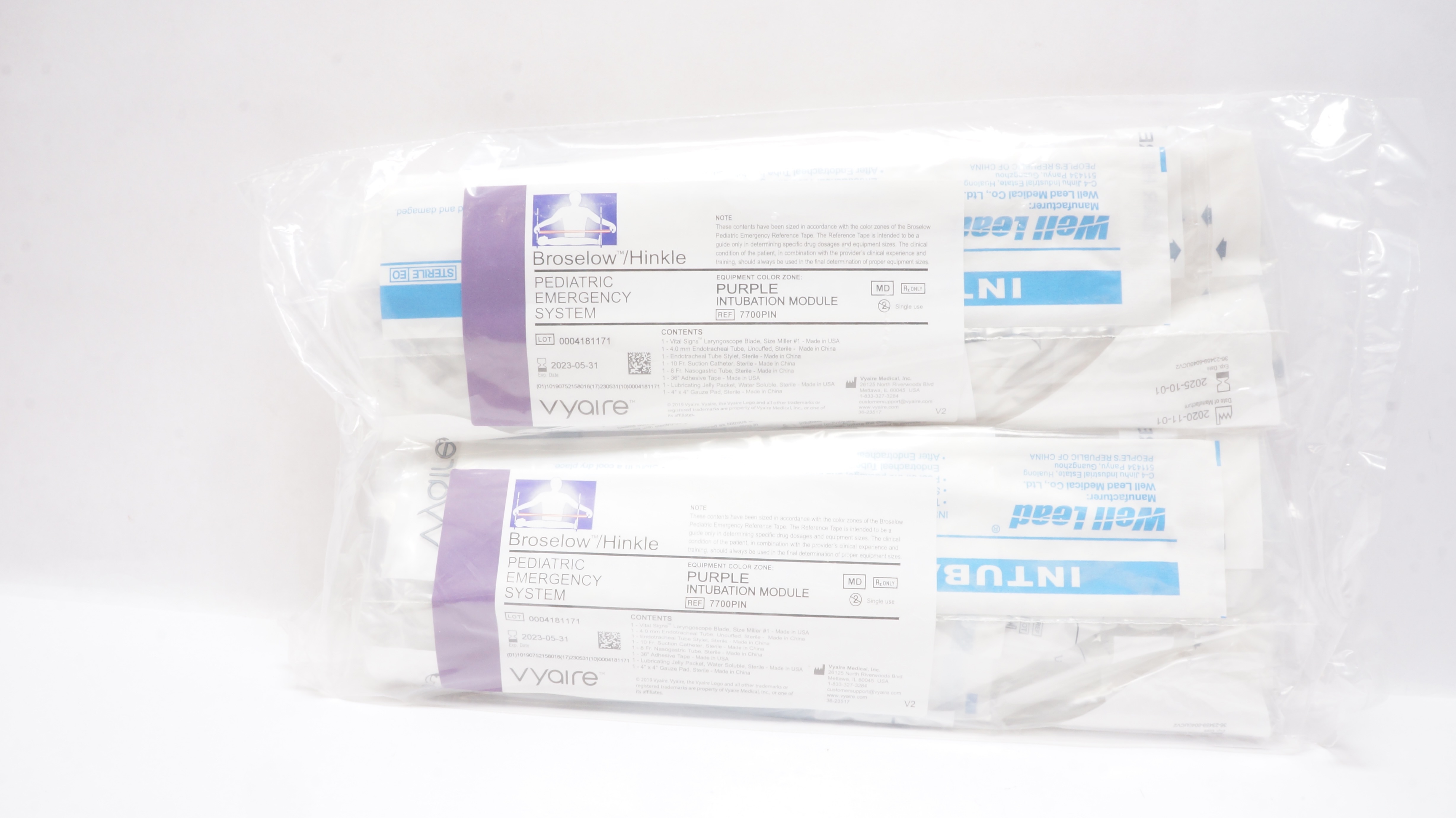 Vyaire 7700WIN Broselow/Hinkle Pediatric Emergency System, Intubation ...