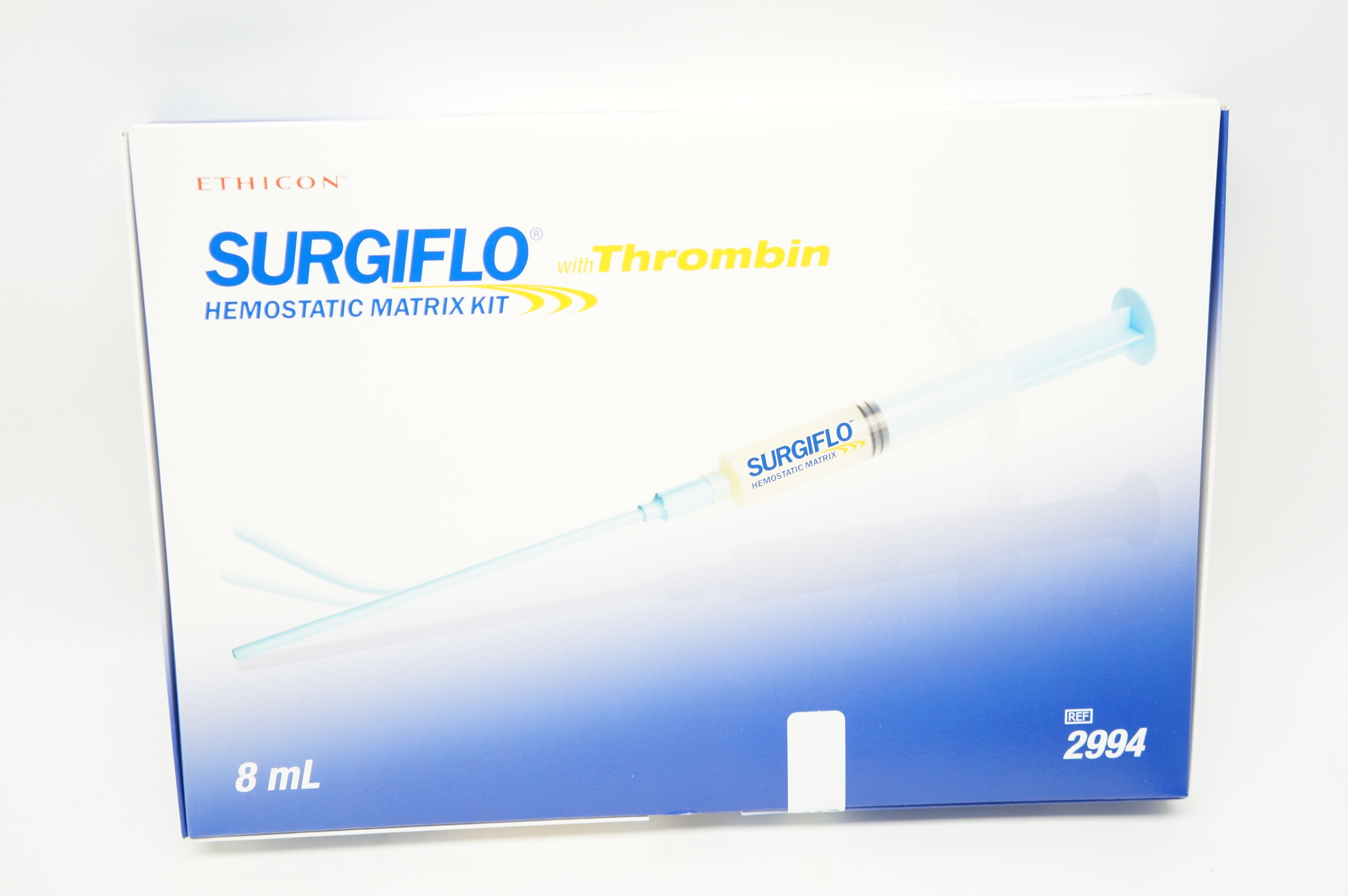 Ethicon 2994 Ferrosan Surgiflo with Thrombin Hemostatic Matrix Kit 8 mL (x)