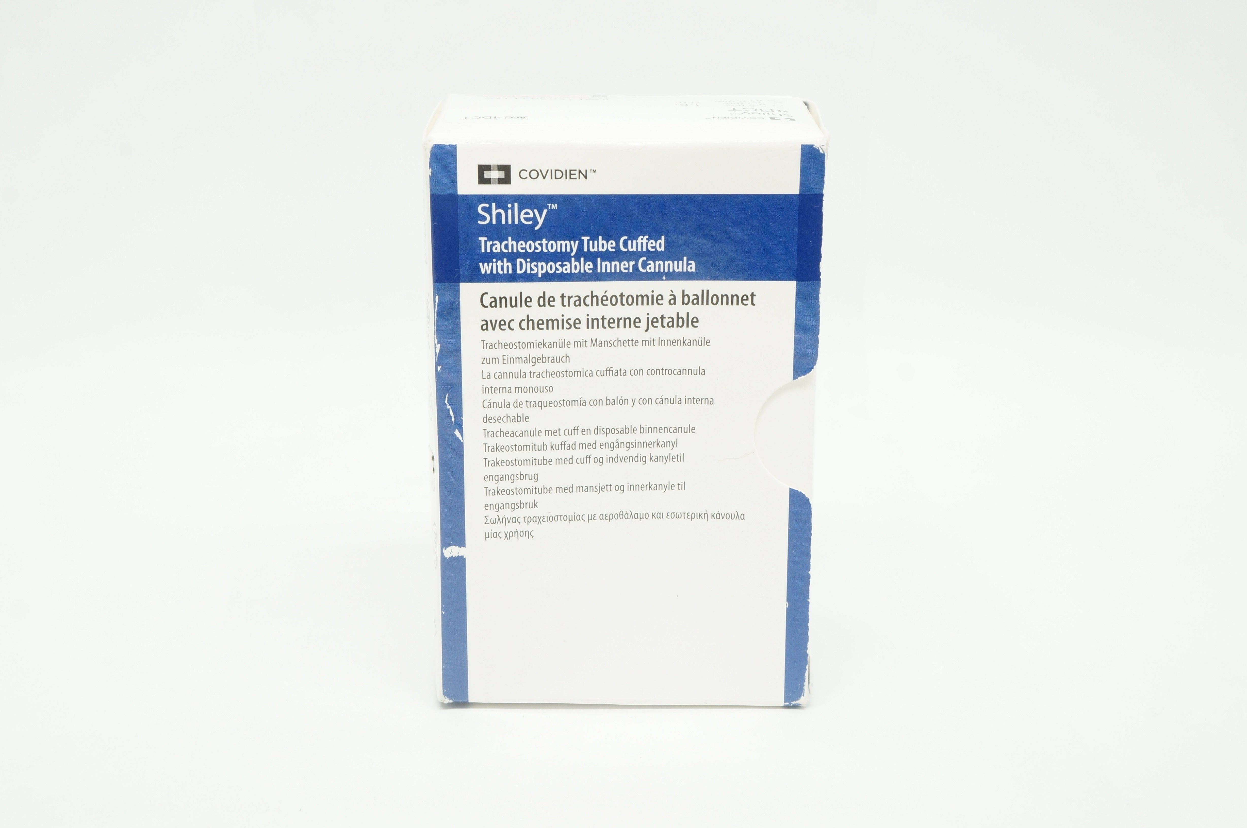 Covidien 4DCT Shiley Tracheostomy Tube Cuffed 5.0 ID x 9.4 OD x 20.0 x ...