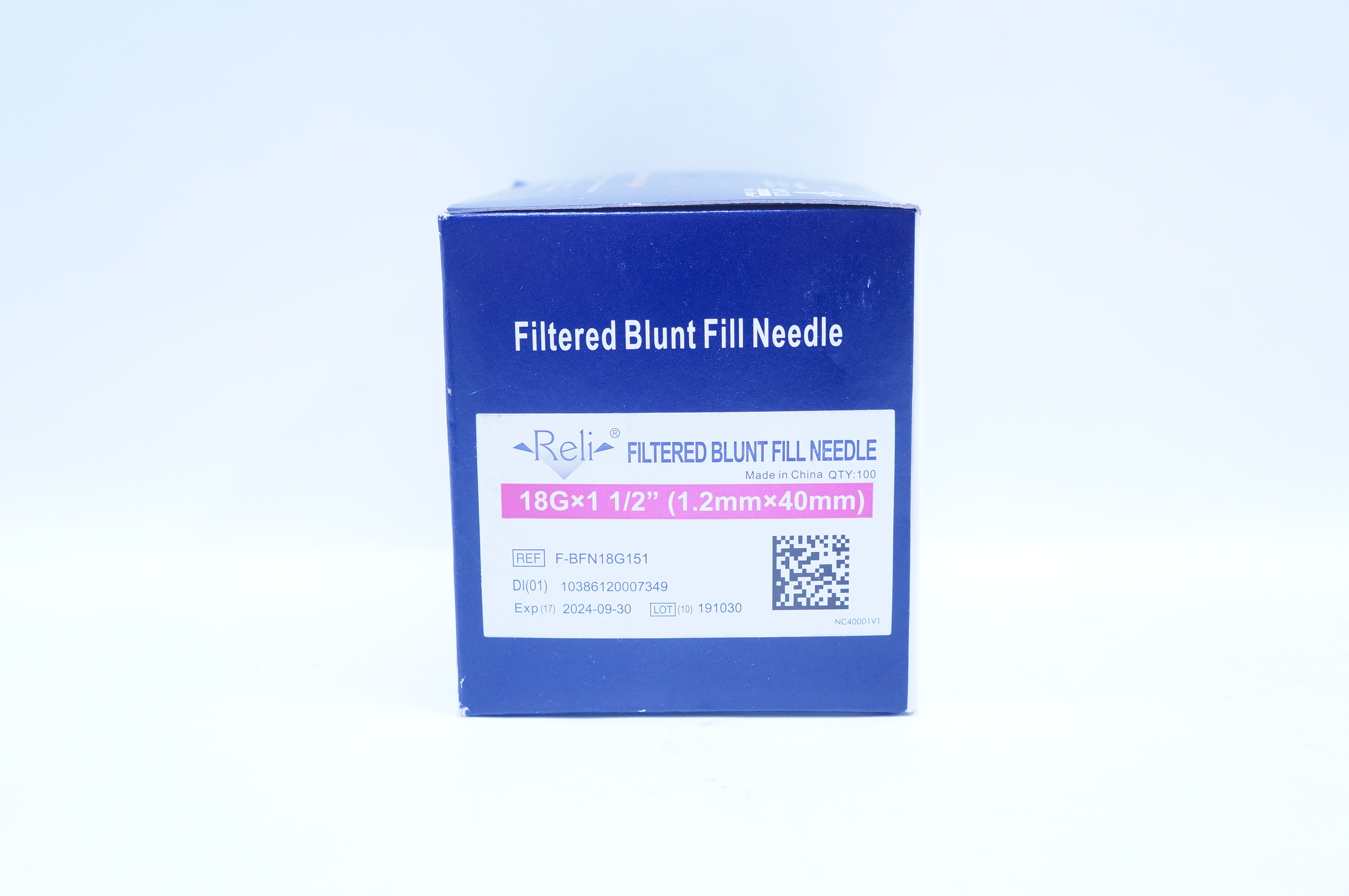 Myco Medical F-BFN18G151 Filtered Blunt Fill Ndle 18G x 1-1/2inch - Box ...
