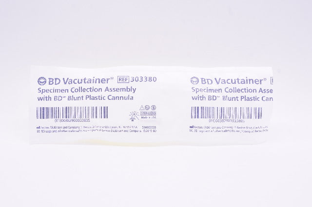 BD 303380 Vacutainer Specimen Collection Assembly With Blunt Plastic ...
