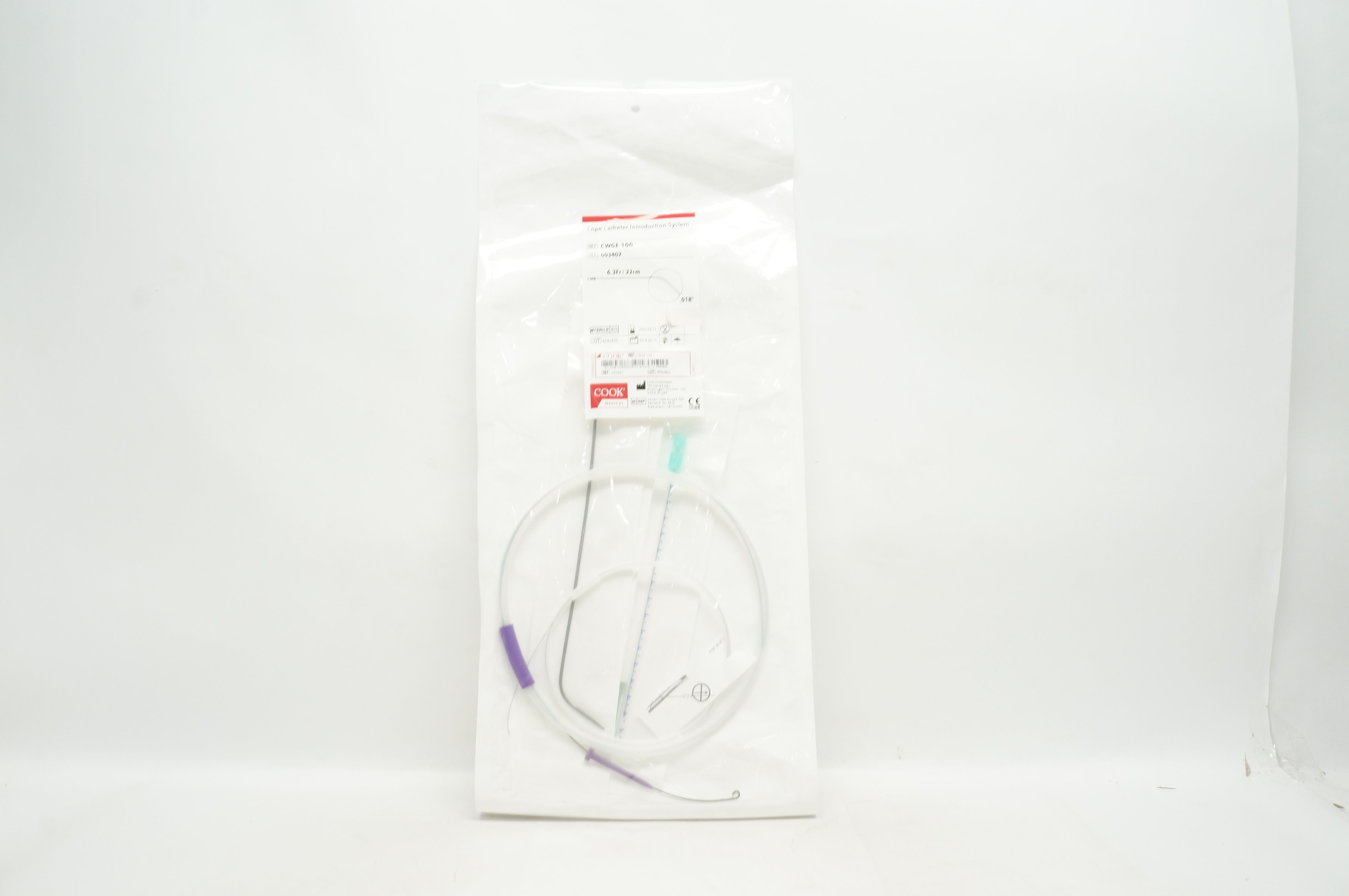 Cook Medical G03407 Cope Catheter Introduction System 6.3Fr/22cm x 0 ...