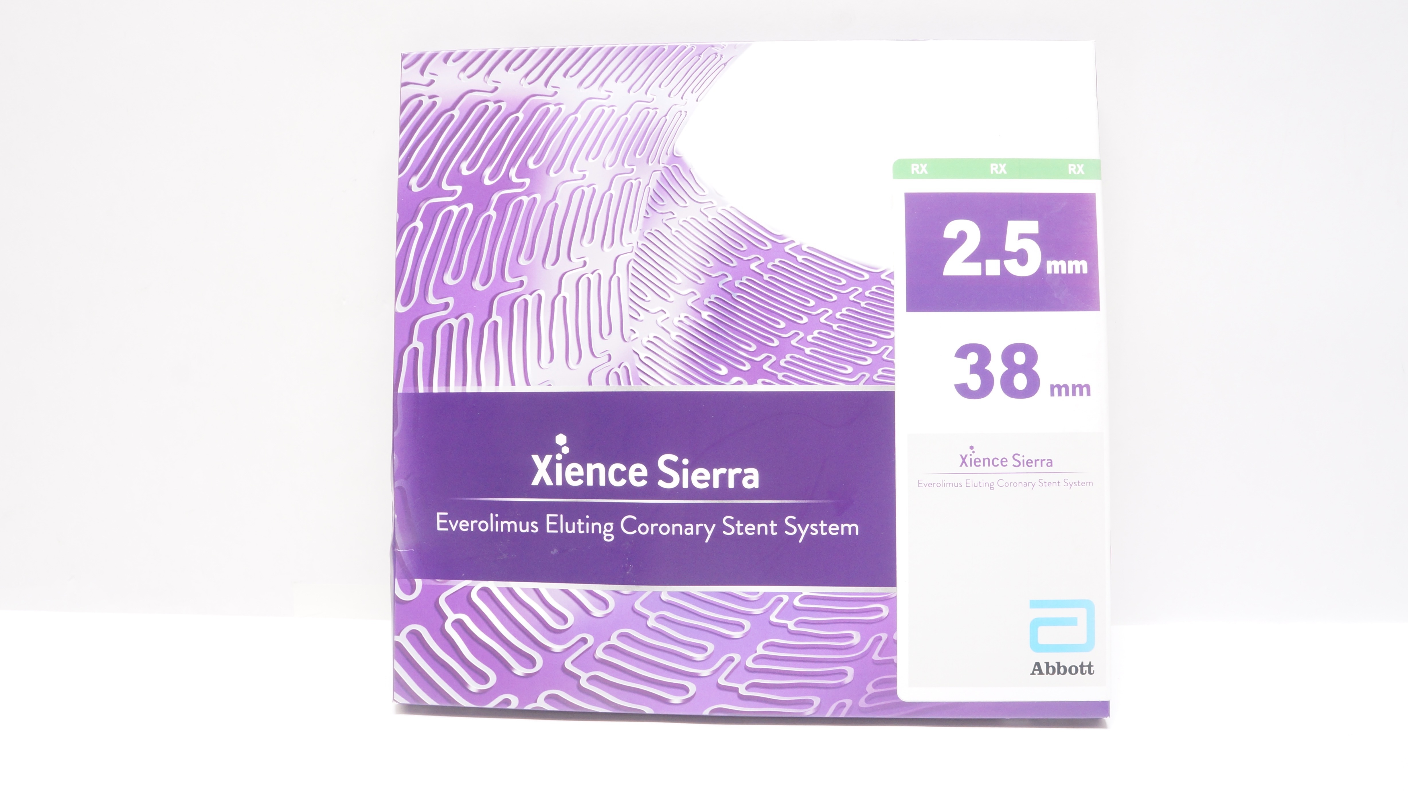 Abbott 1550250-38 Vascular XIENCE Sierra Coronary Stnt System 2.5mm x ...