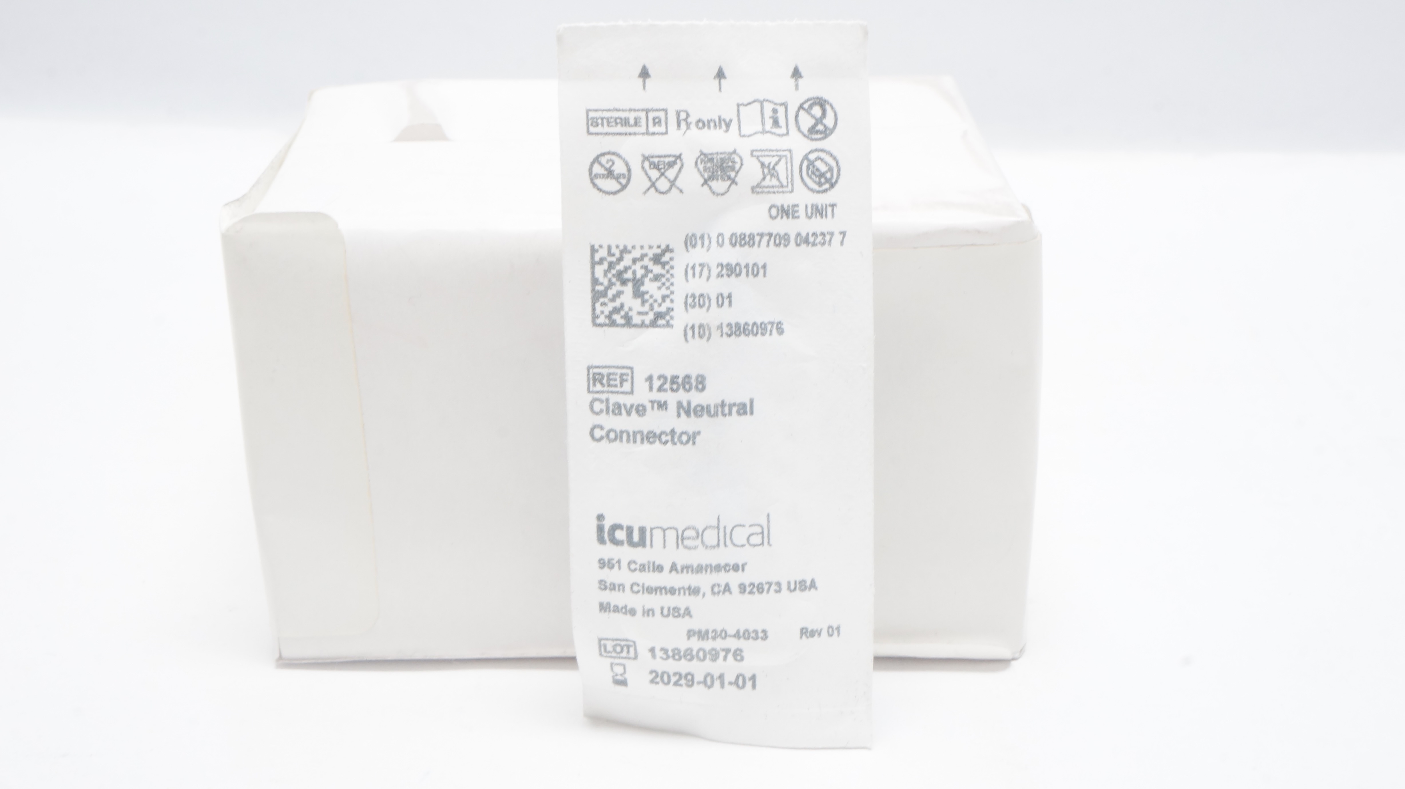 ICU Medical 12568 MicroClave Neutral Connector