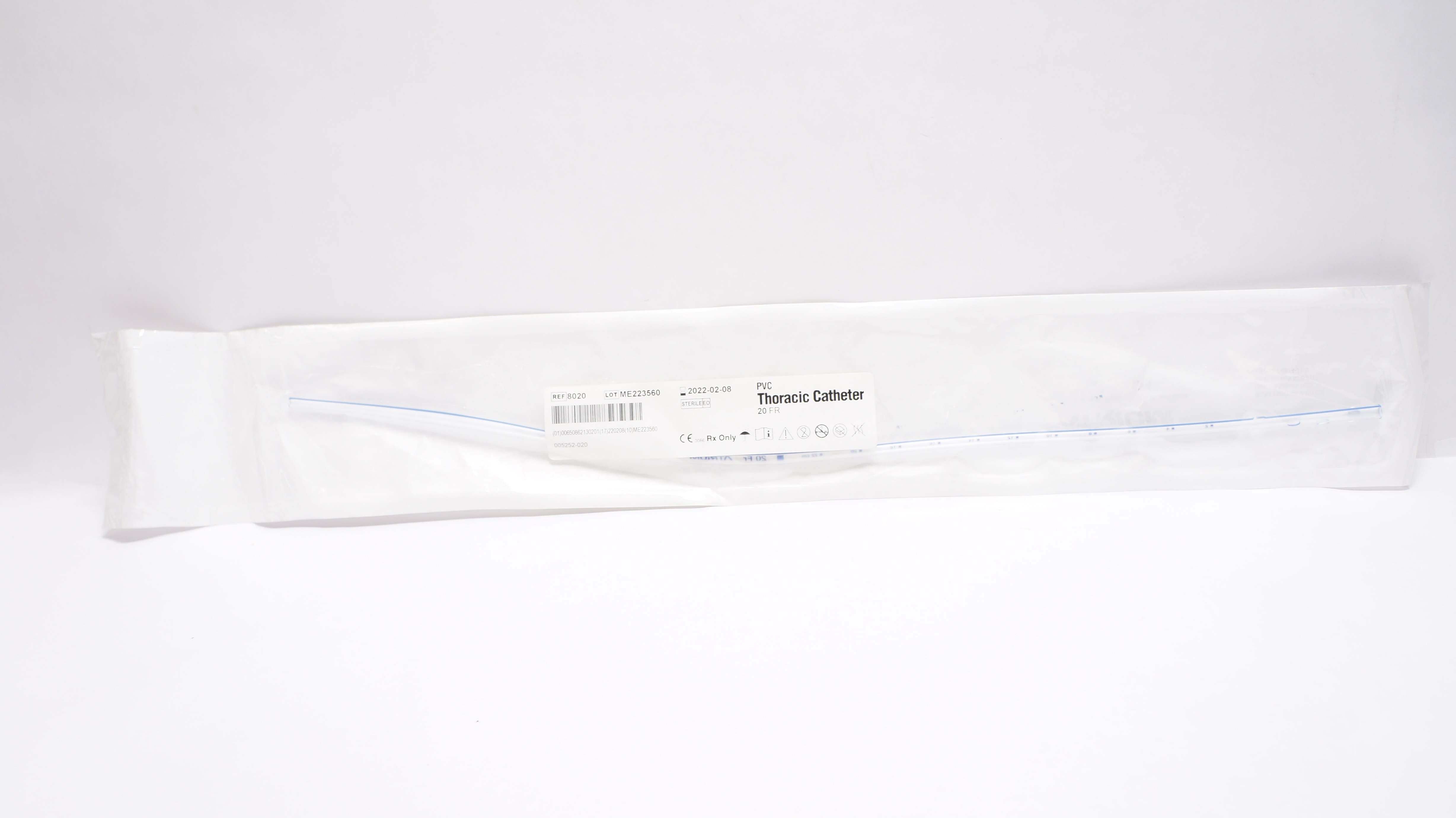 Atrium 8020 PVC Thoracic Cath. 20Fr (x)