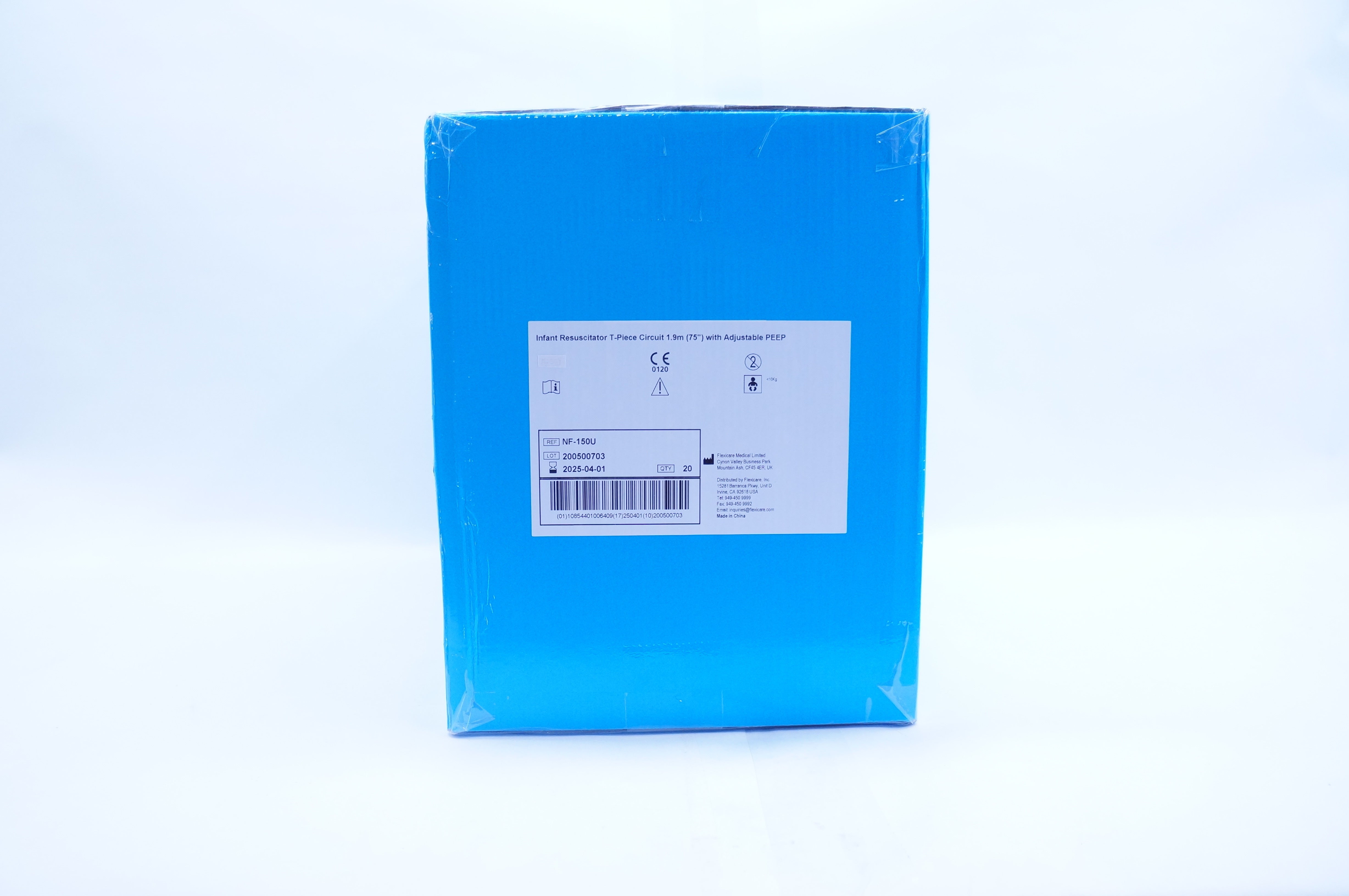 Flexicare Medical NF-150U Infant Resuscitator T-Piece Circuit 75inch ...