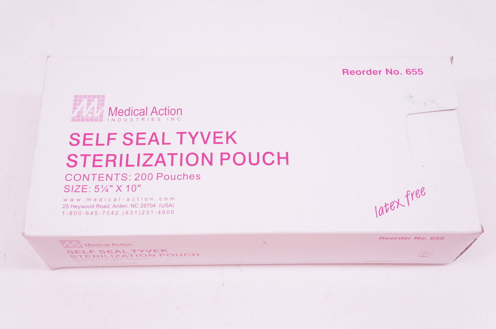 Medical Action 655 Tyvek Sterilization Pouch 5-1/4inch x 10inch (x ...
