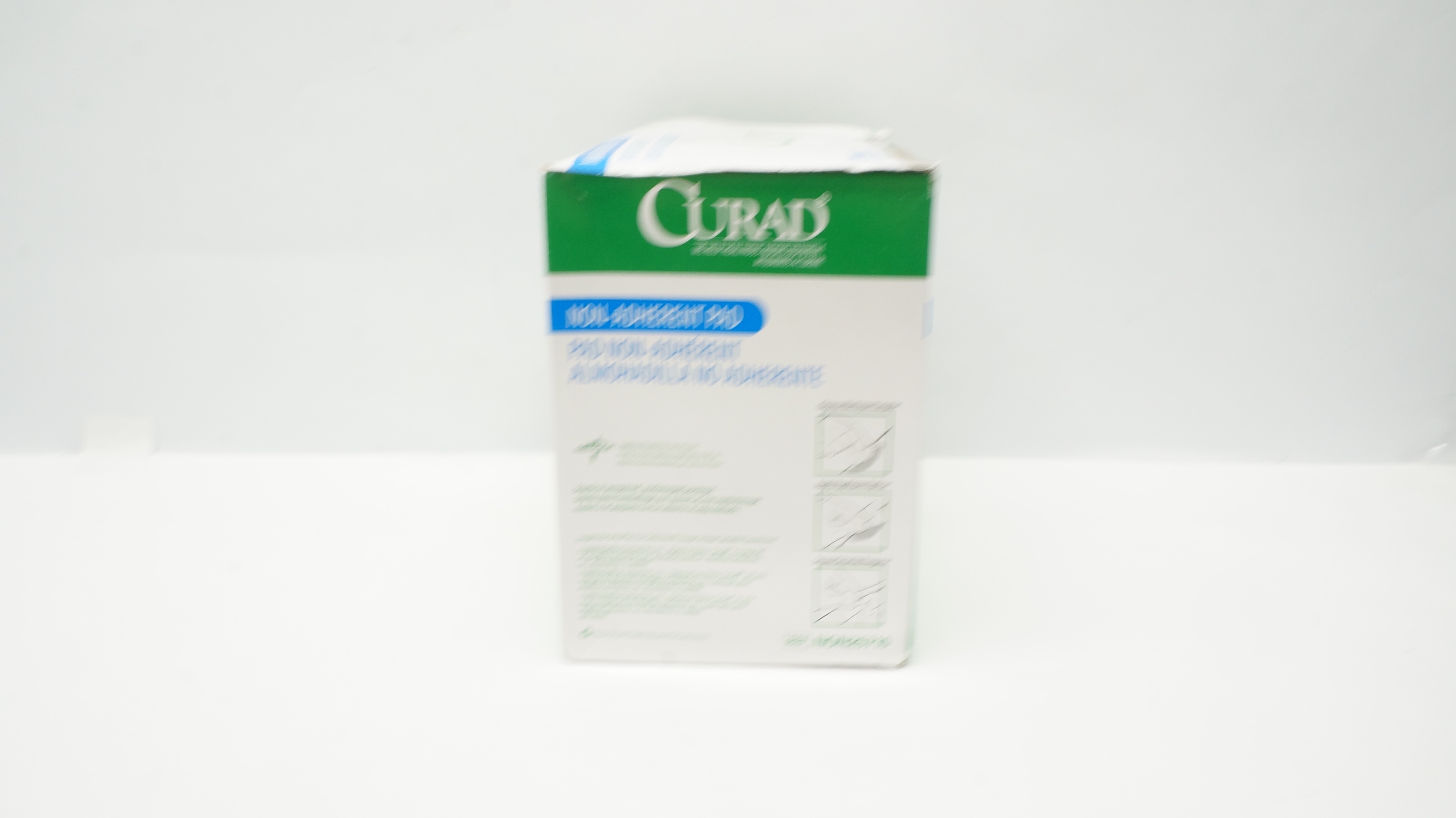 Medline NON25710 Curad Non-Adherent Pad 3 inch x 4 inch - Box of 100