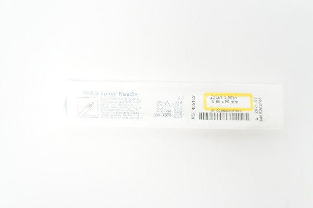 BD 405182 Becton Spinal Ndle. Quincke Type Point 20G x 3.50inch (x)