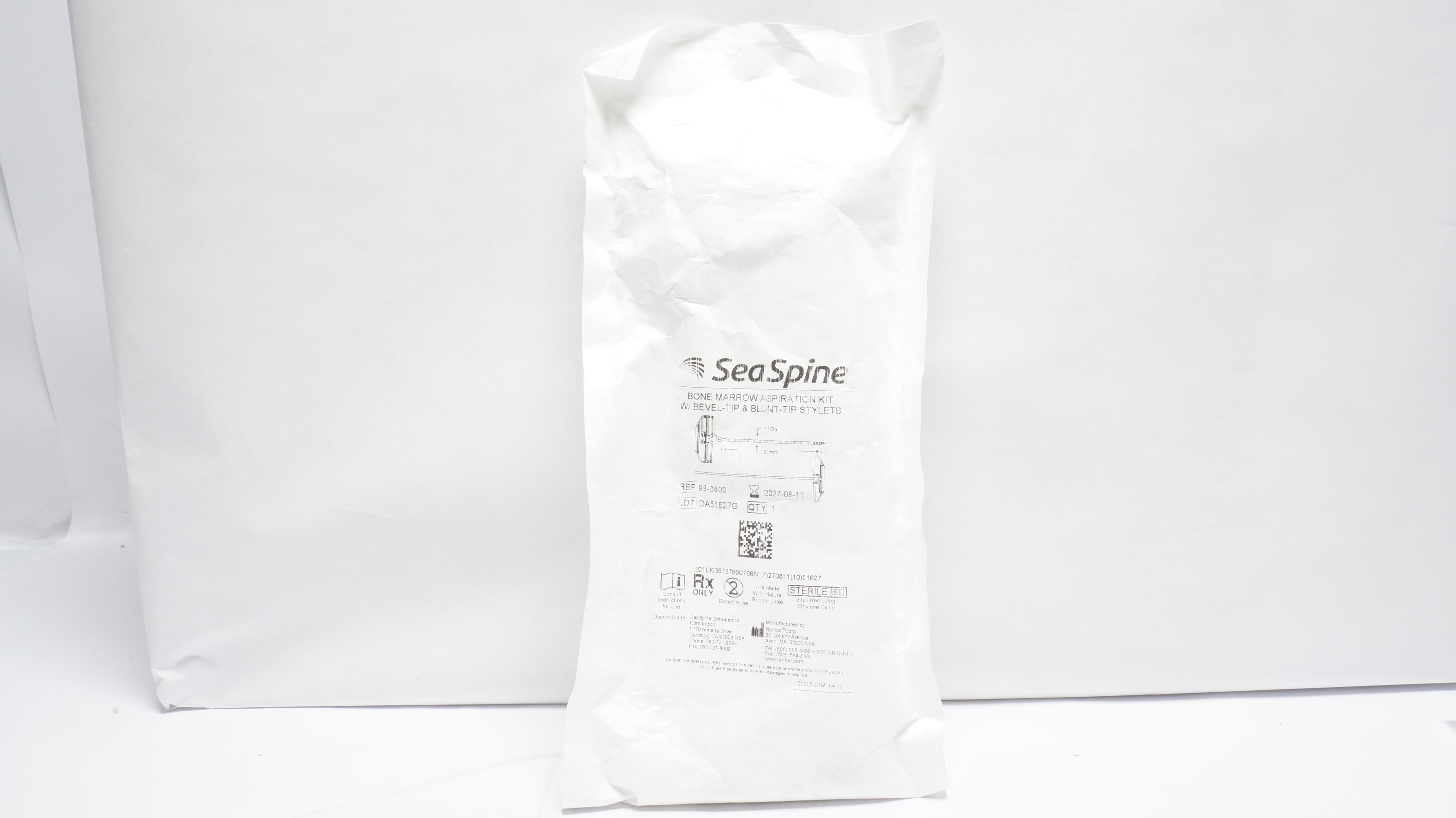 Ranfac 93-0800 SeaSpine Bone Marrow Aspiration Kit