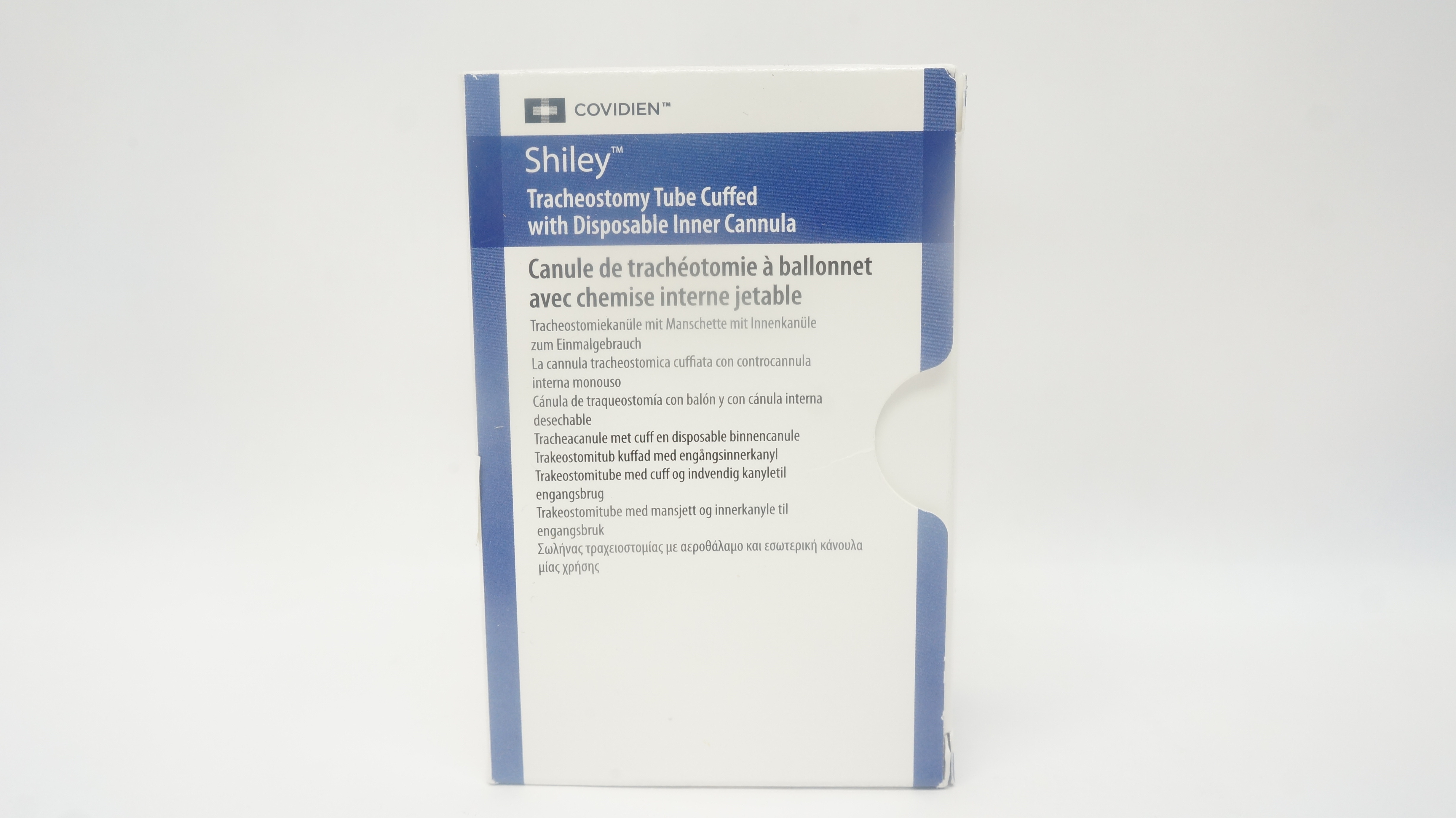 Covidien 8DCT Shiley Tracheostomy Tube Cuffed 7.6mm x 12.2mm x 27.0mm x ...