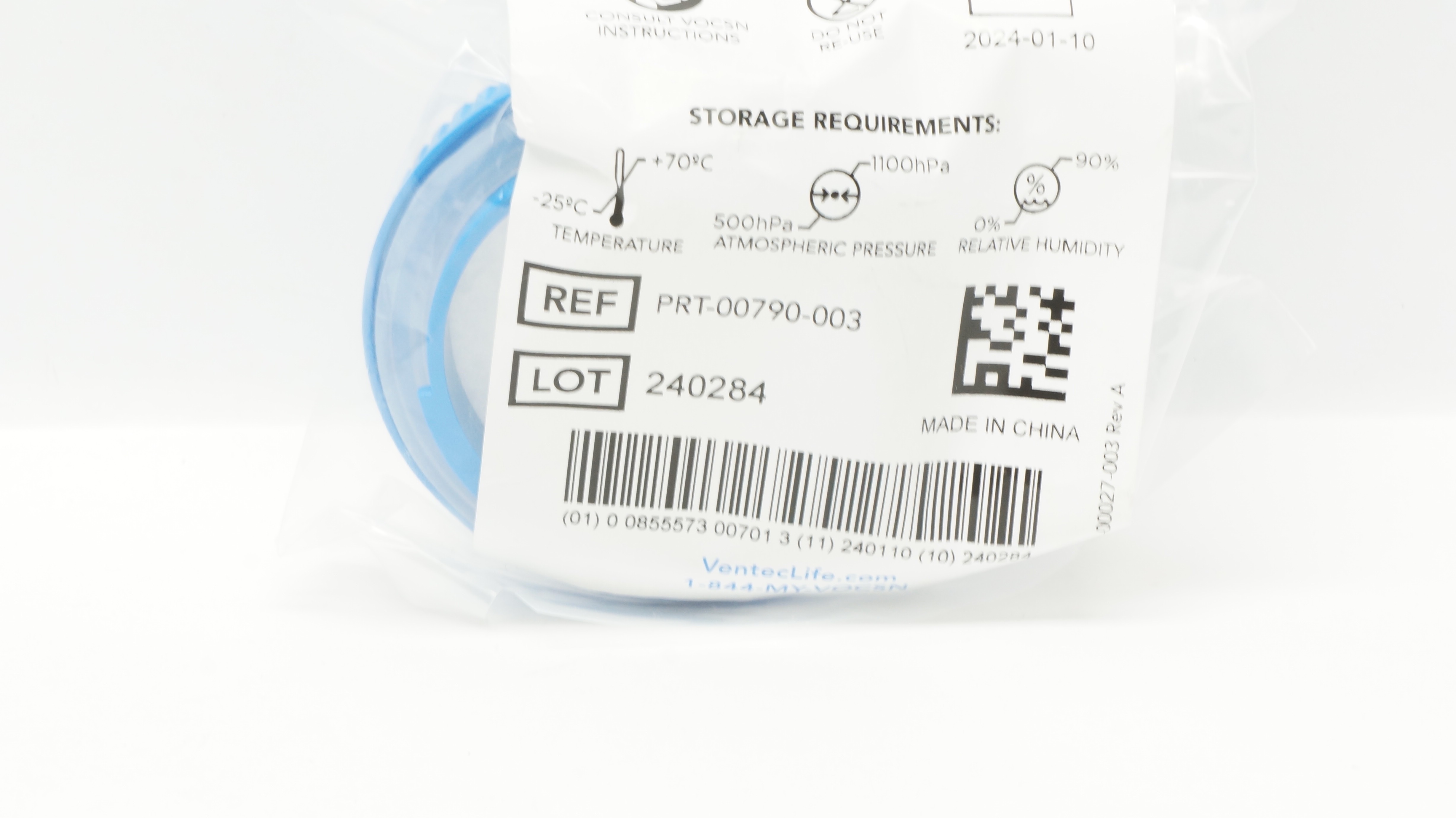 VentecLife PRT-00790-003 Vocsn External Baxcterial Filters