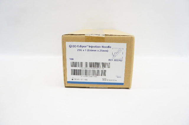 BD 305762 Eclipse Injection Ndle 23G x 1 - Box of 54