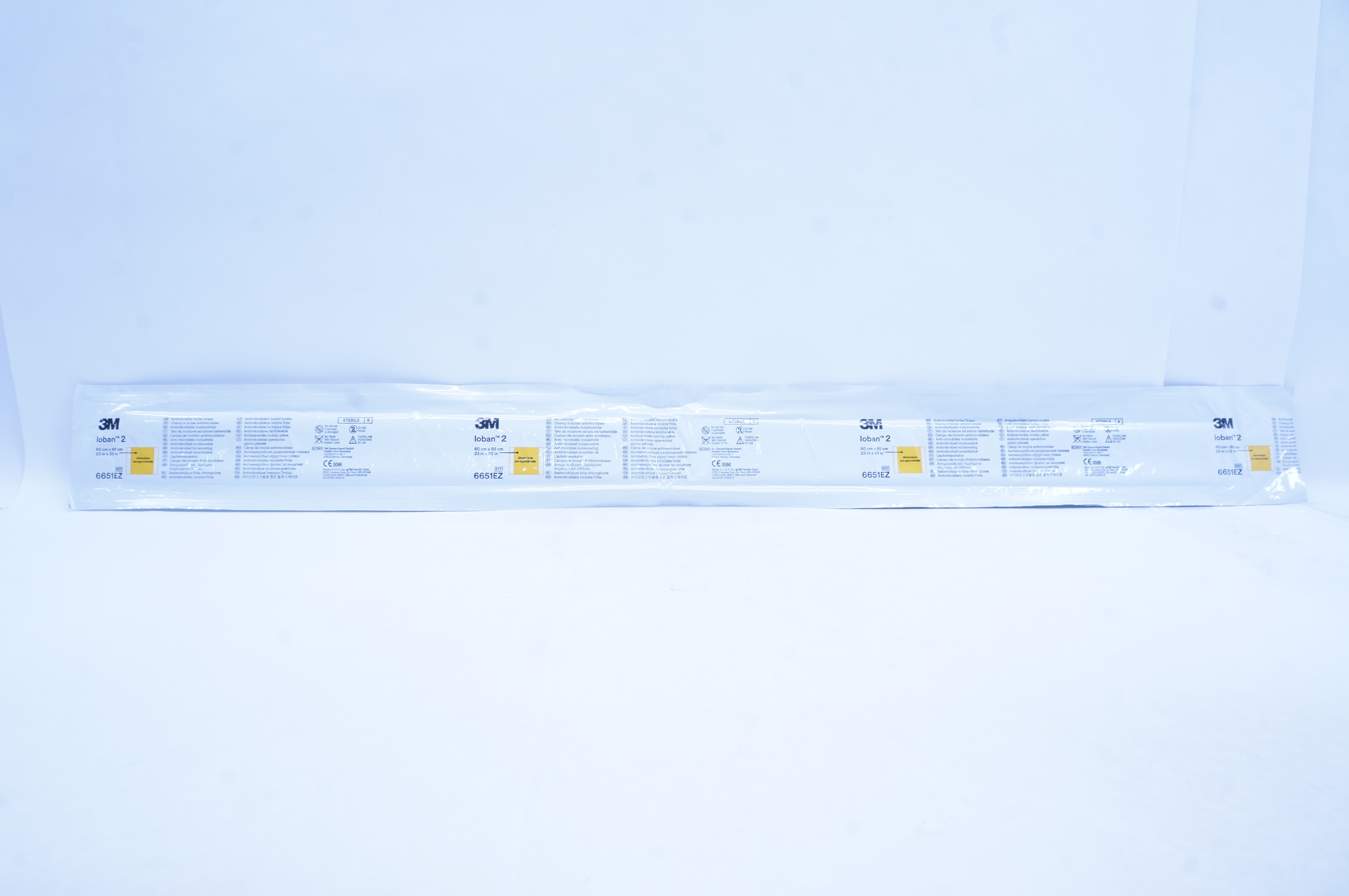 3M 6651EZ Ioban 2 Antimicrobial Incise Drape 23 inch x 33 inch