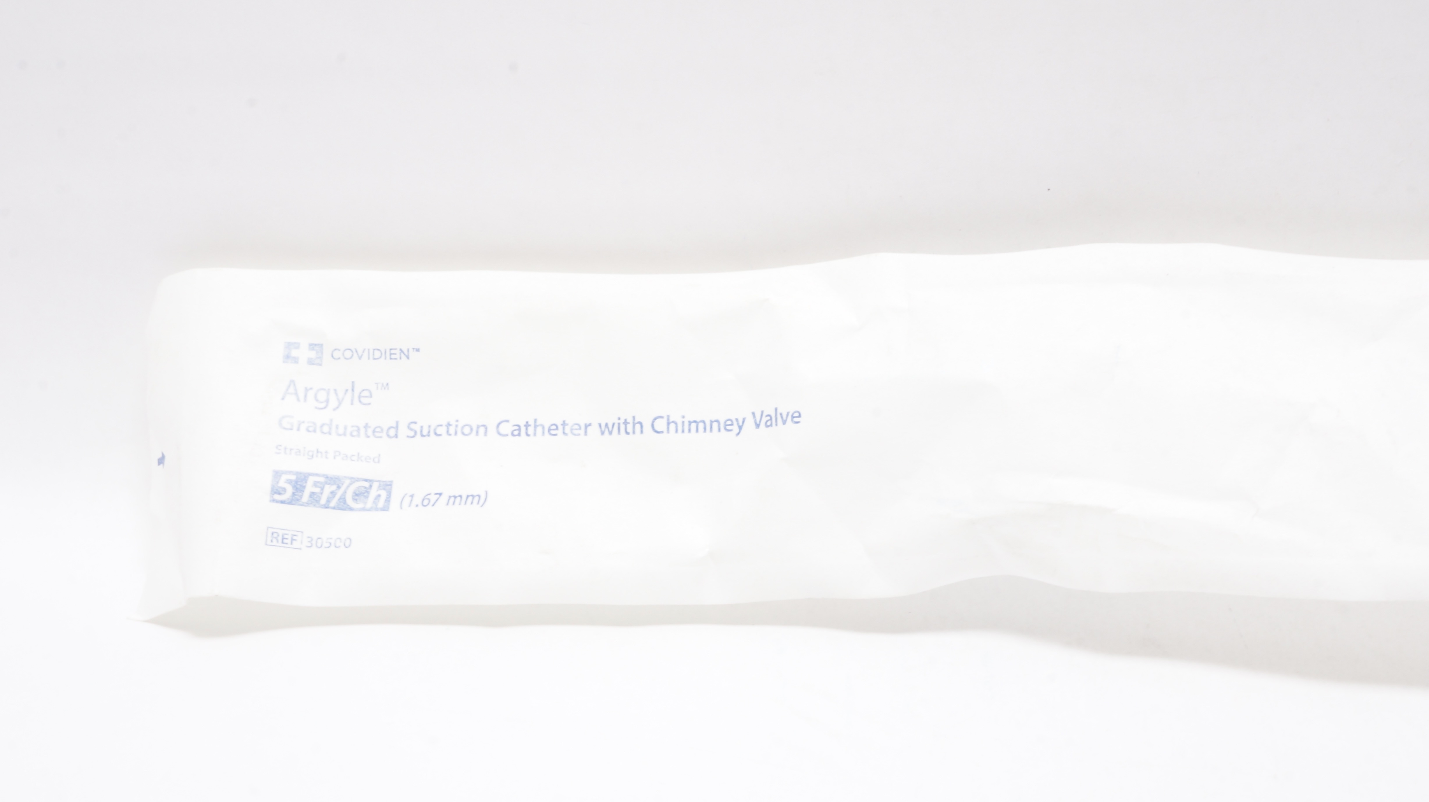 Covidien 30500 Argyle Graduated Suction Cath. W/Chimney Valve 5Fr