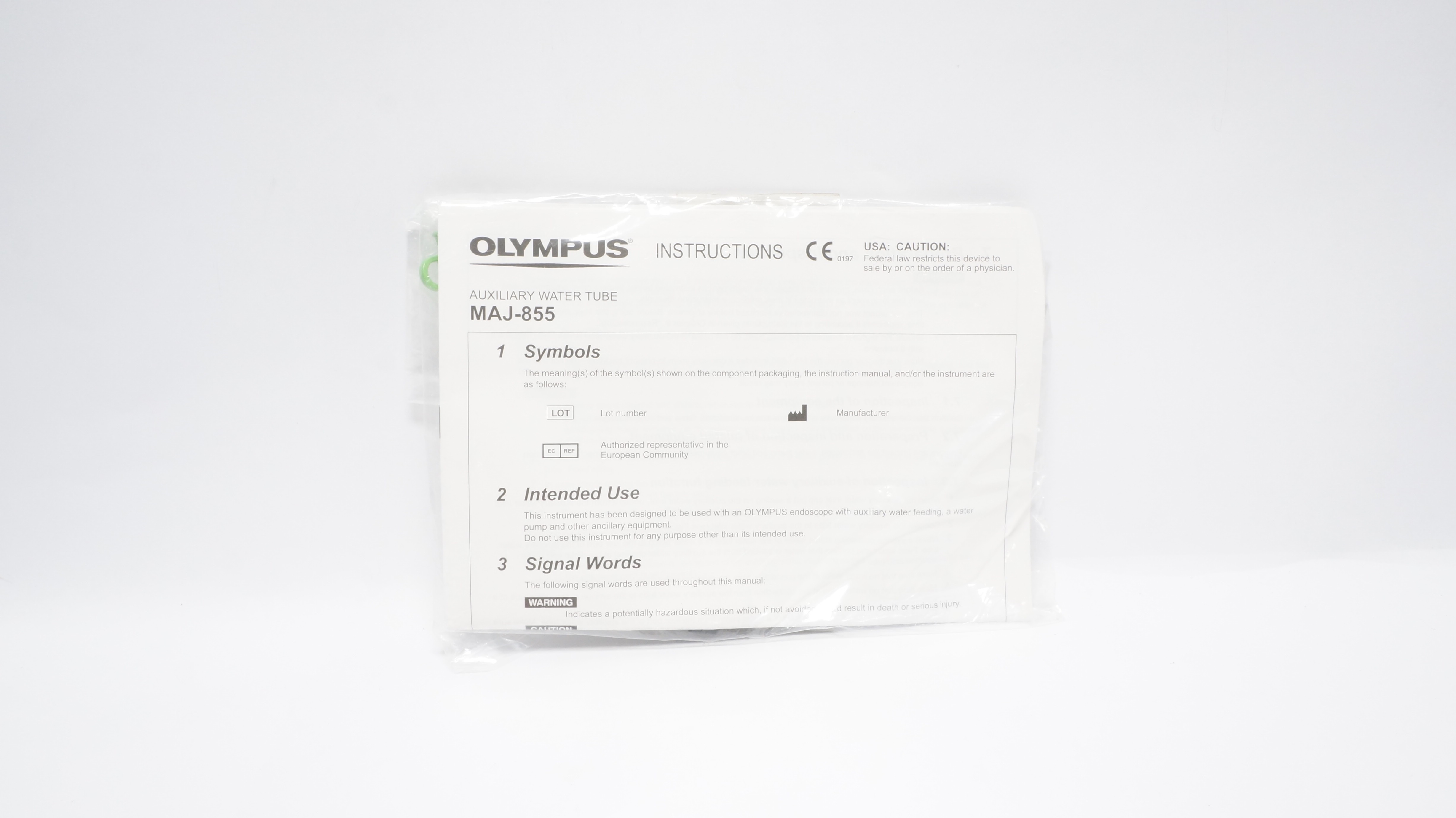 Olympus MAJ-855 Auxiliary Water Tube