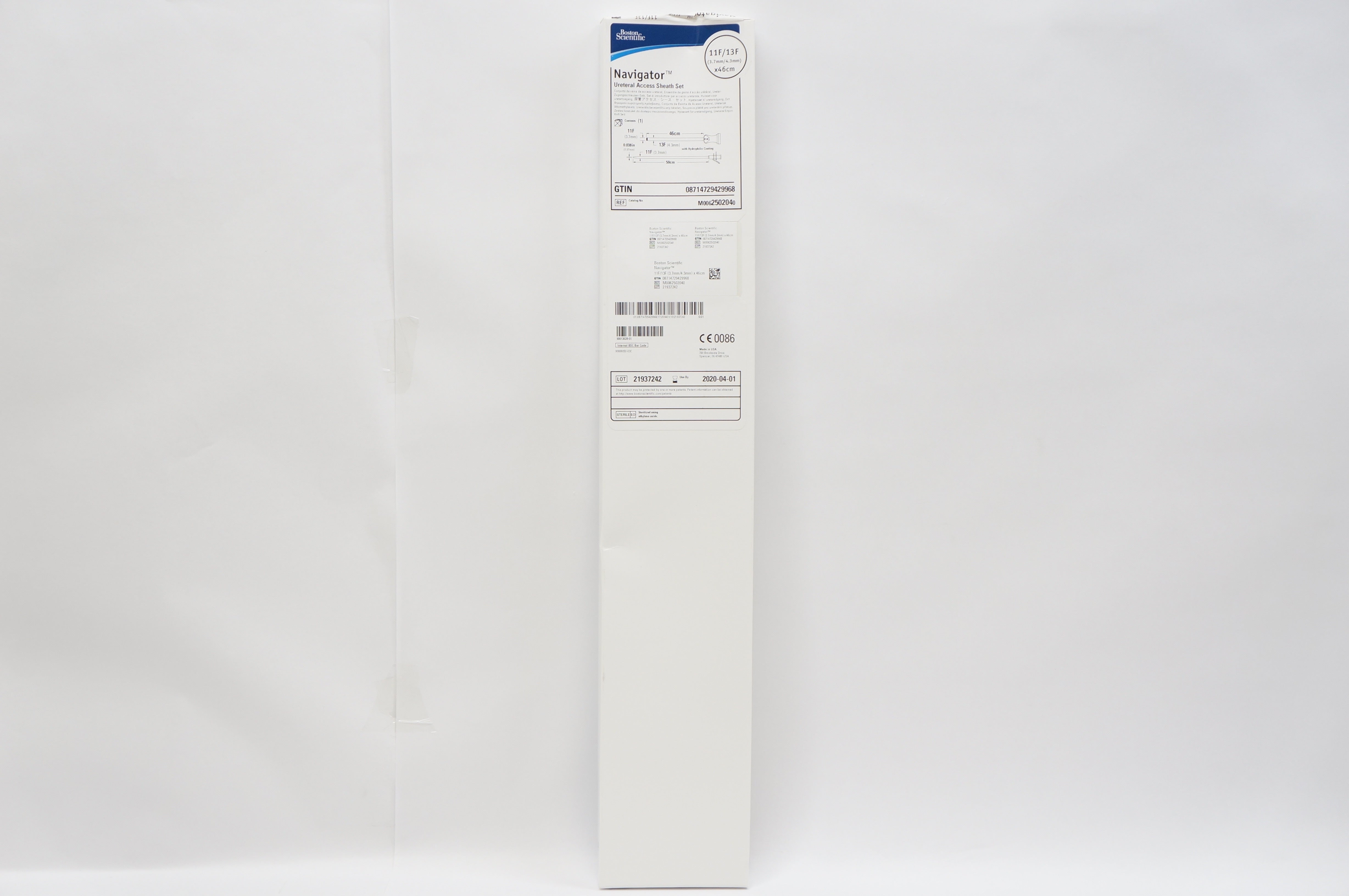 Boston Scientific M0062502040 Navigator Uret. Access Sheath Set,11F ...